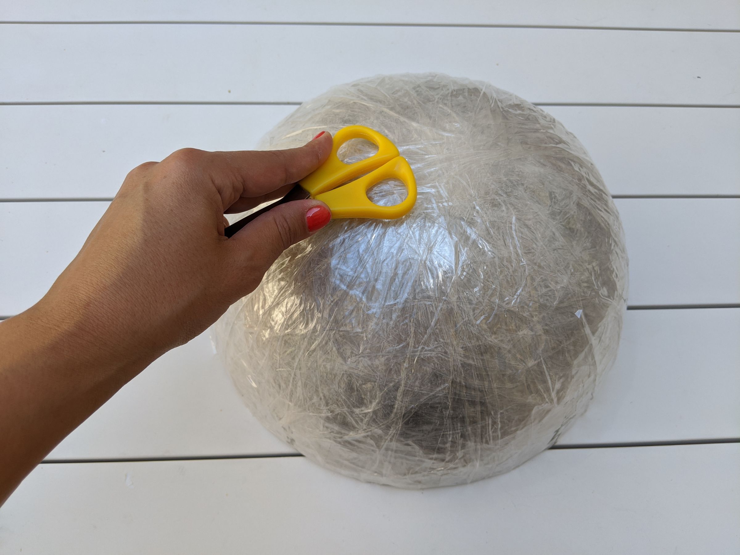 Super Easy Clear Adhesive Lamp Shade : 10 Steps (with Pictures ...