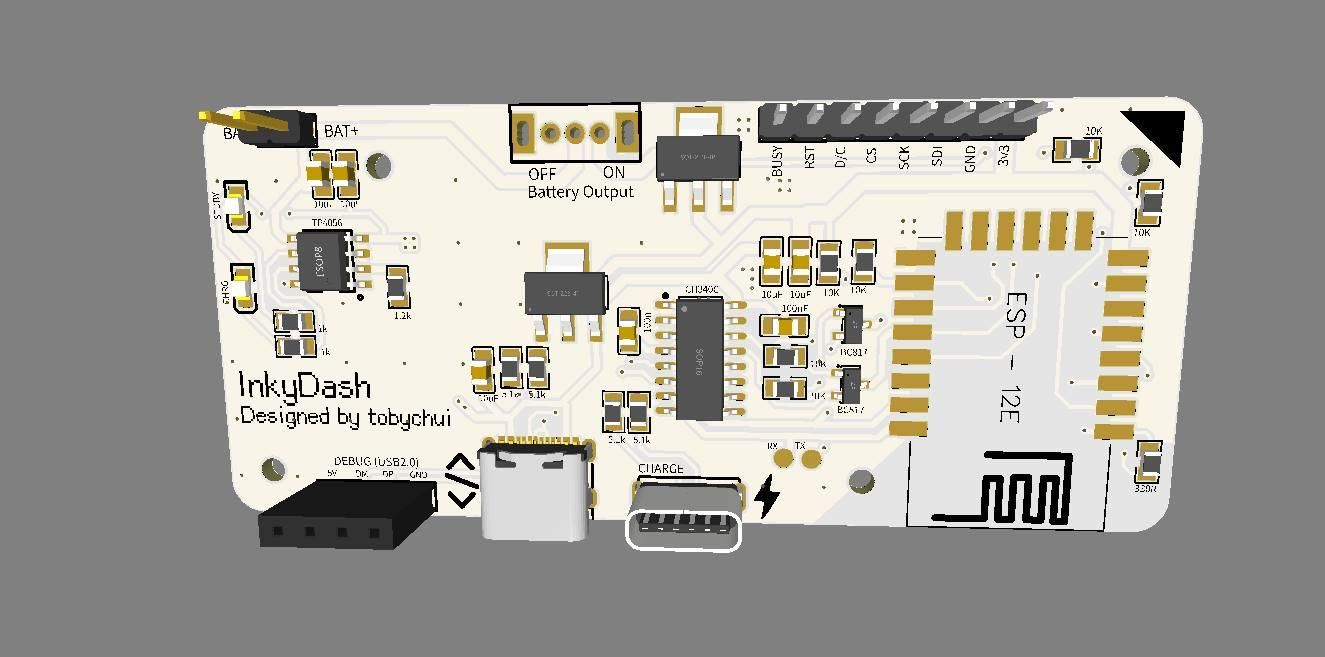 InkyDash - Minimalistic E-ink Calendar | Hackaday.io