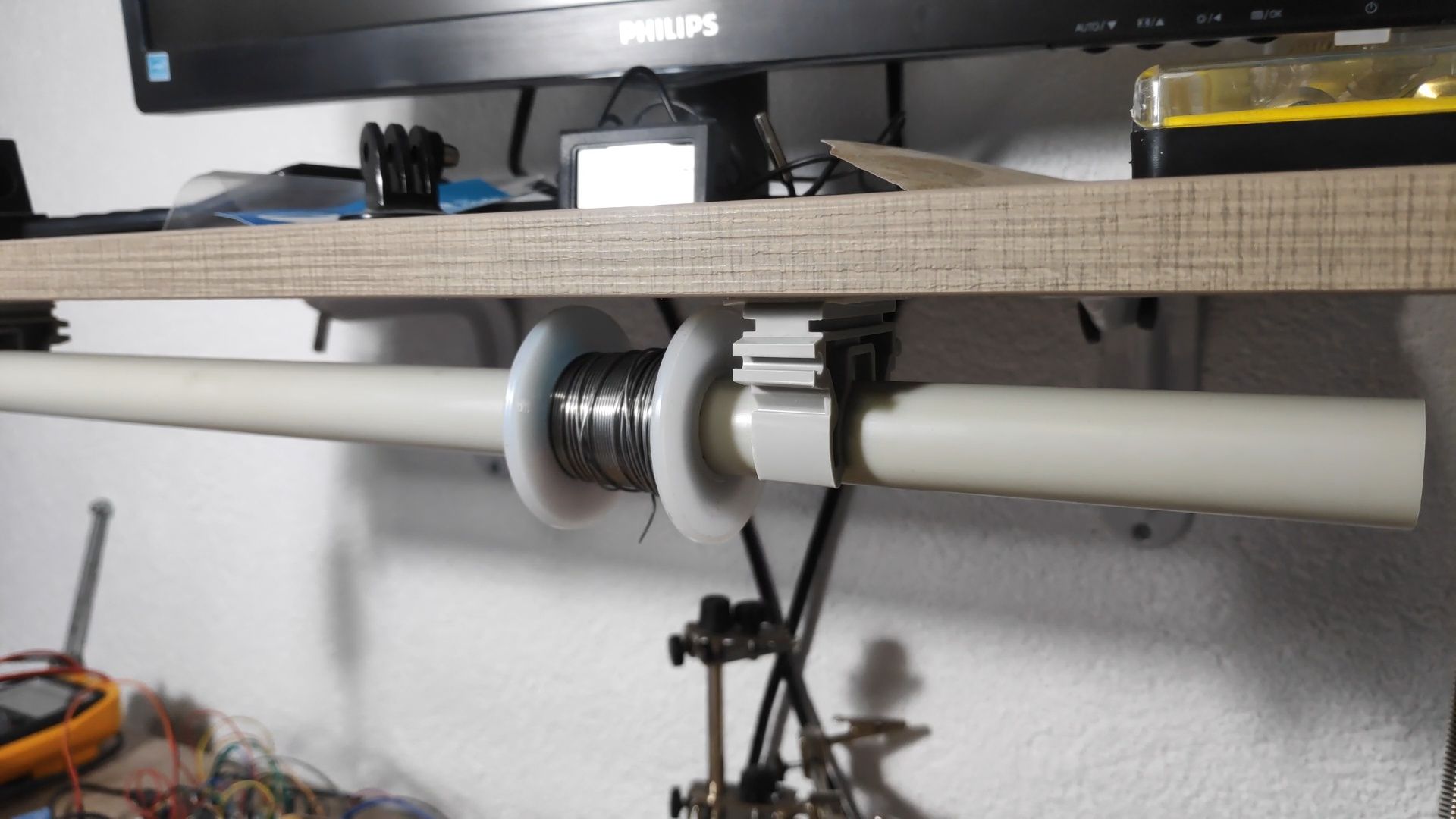 Desk Solder and Wire Rack : 3 Steps (with Pictures) - Instructables