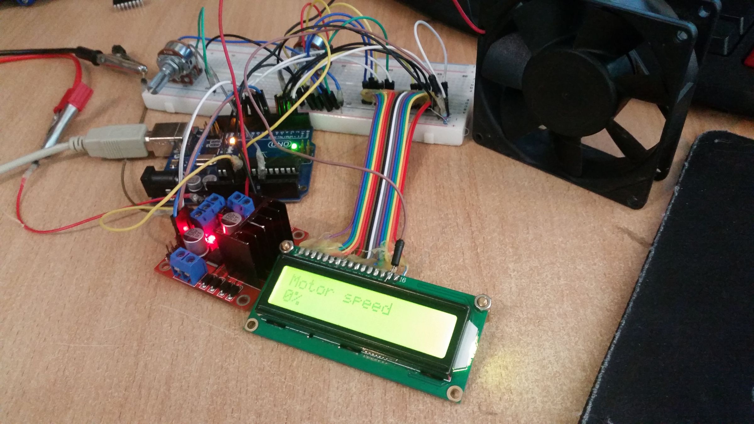 Arduino Motor Speed Showing on a Lcd - Instructables