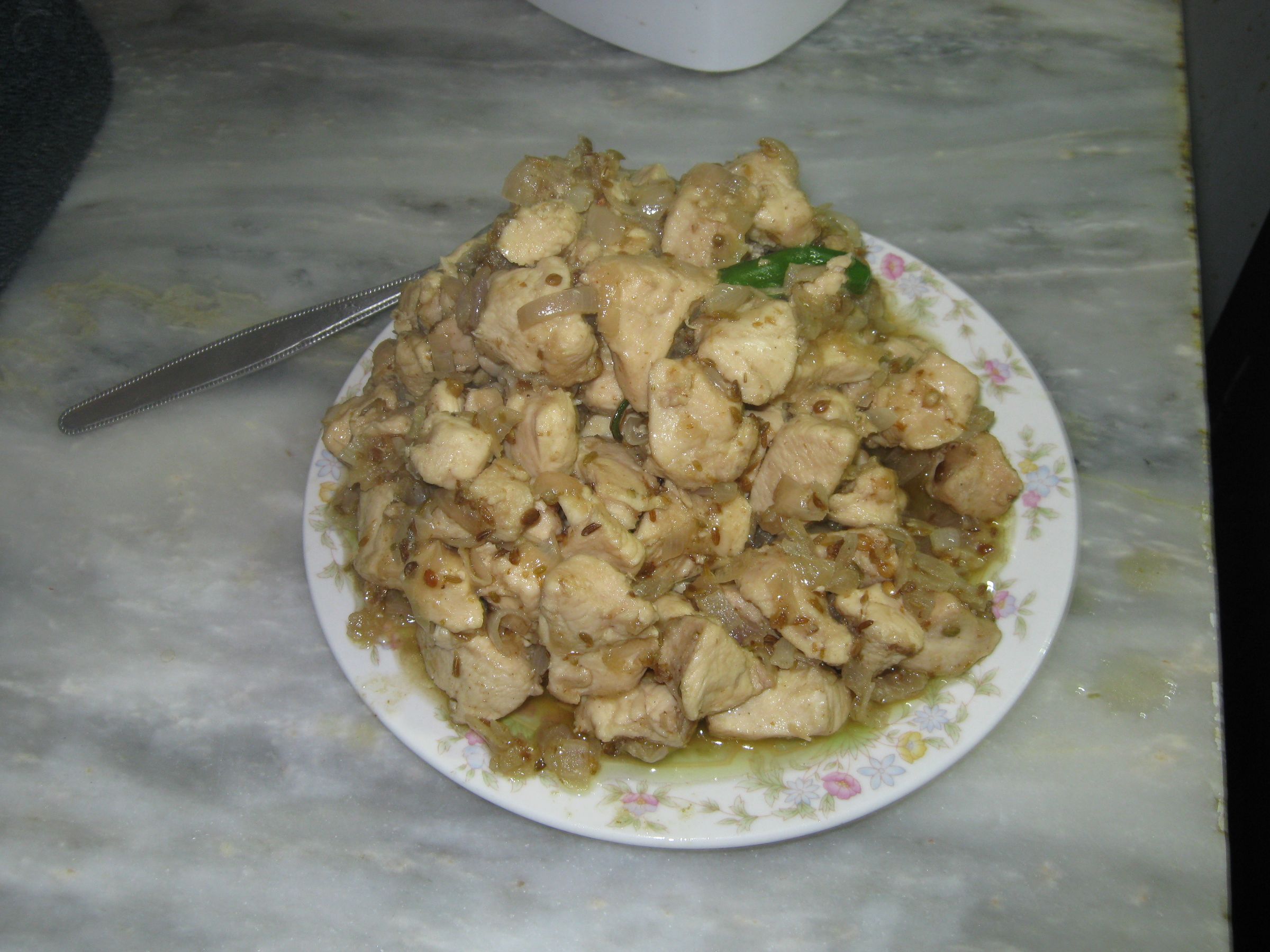 Pakistani White Chicken Boneless Handi : 7 Steps (with Pictures ...