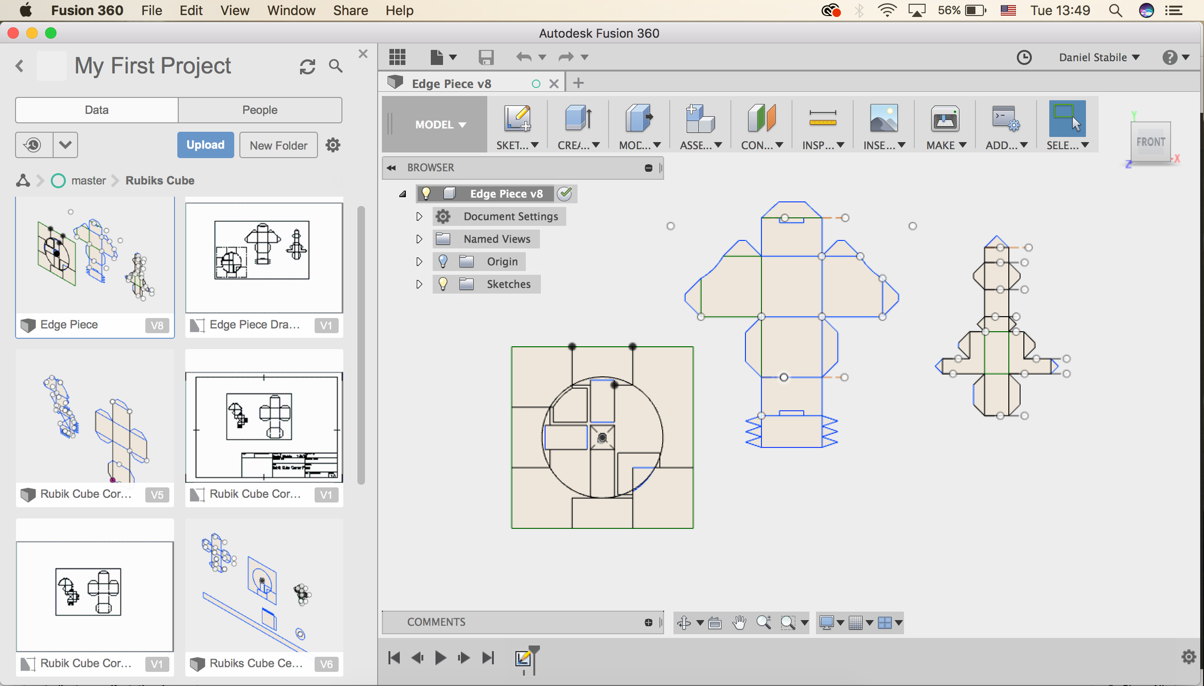 Functional Paper Rubik's Cube - Original & Minecraft : 11 Steps (with ...