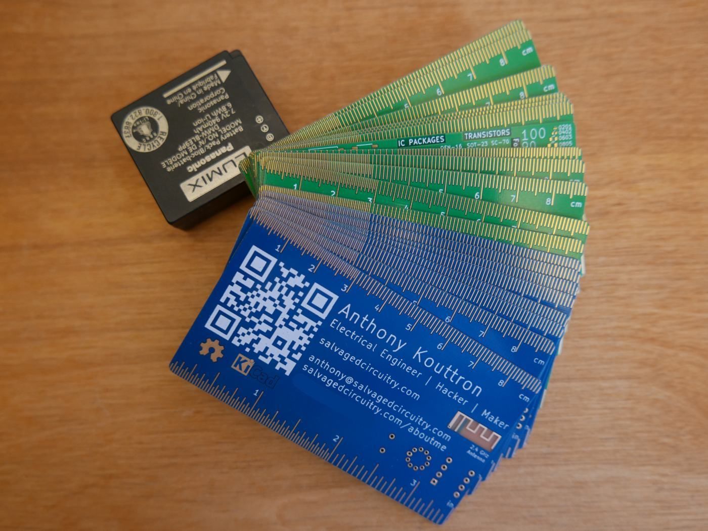PCB Business Card Ruler With QR and NFC : 16 Steps (with Pictures ...