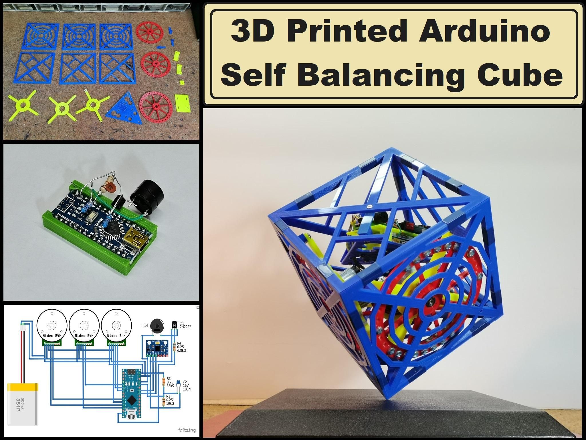 Arduino 3D Printed Self Balancing Cube : 4 Steps (with Pictures ...