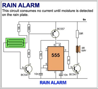 Rain Alarm 555 Timer Project - Instructables