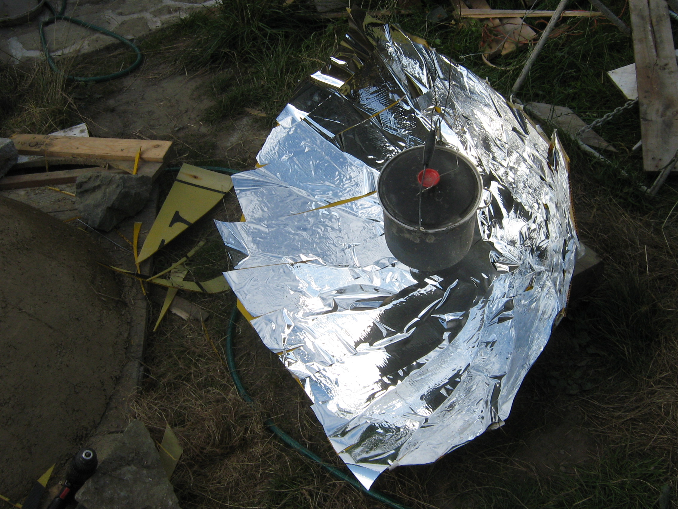 Making and Using a "compound" Parabolic Solar Cooker (Large Project ...
