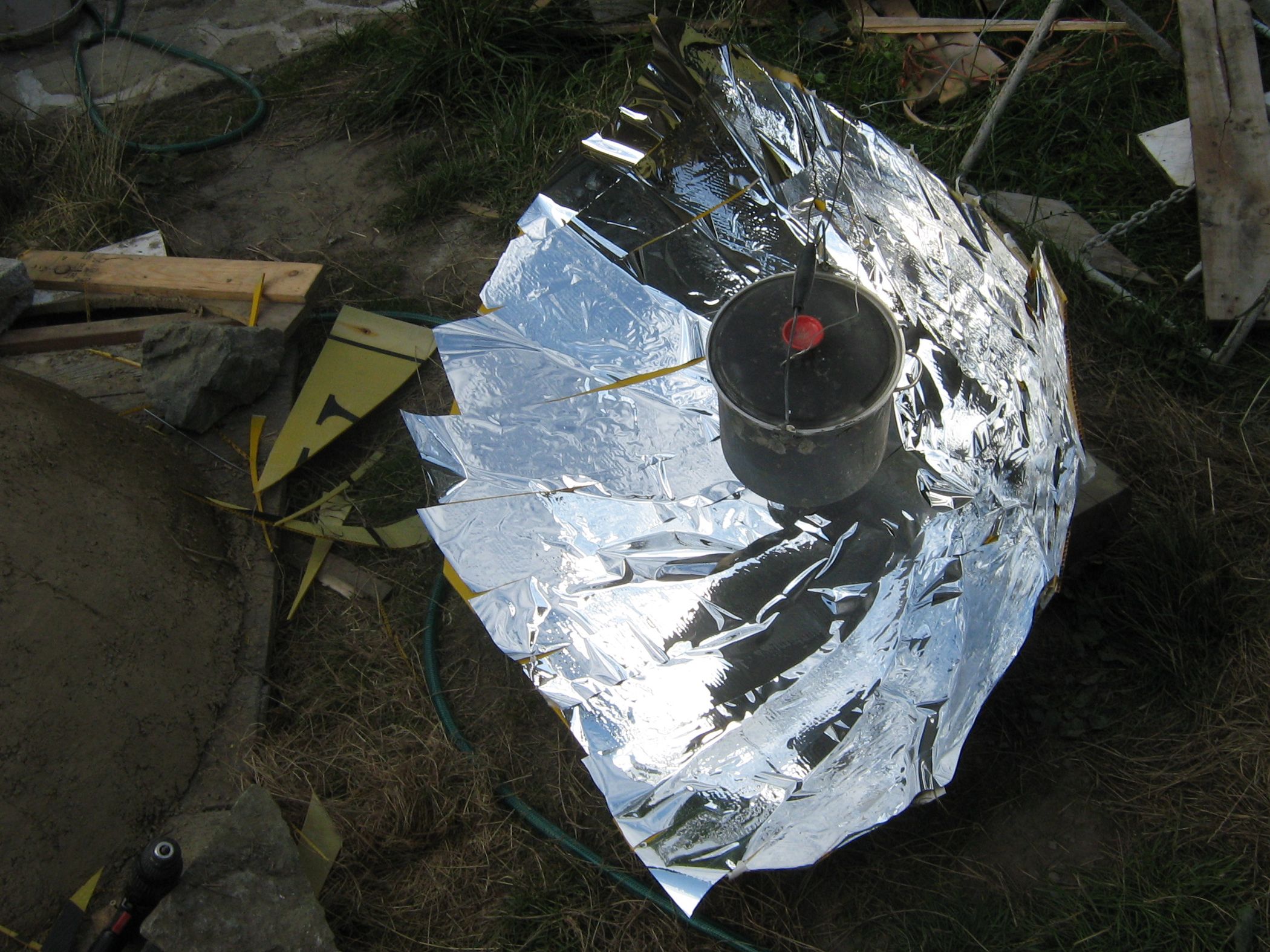 Making and Using a "compound" Parabolic Solar Cooker (Large Project ...