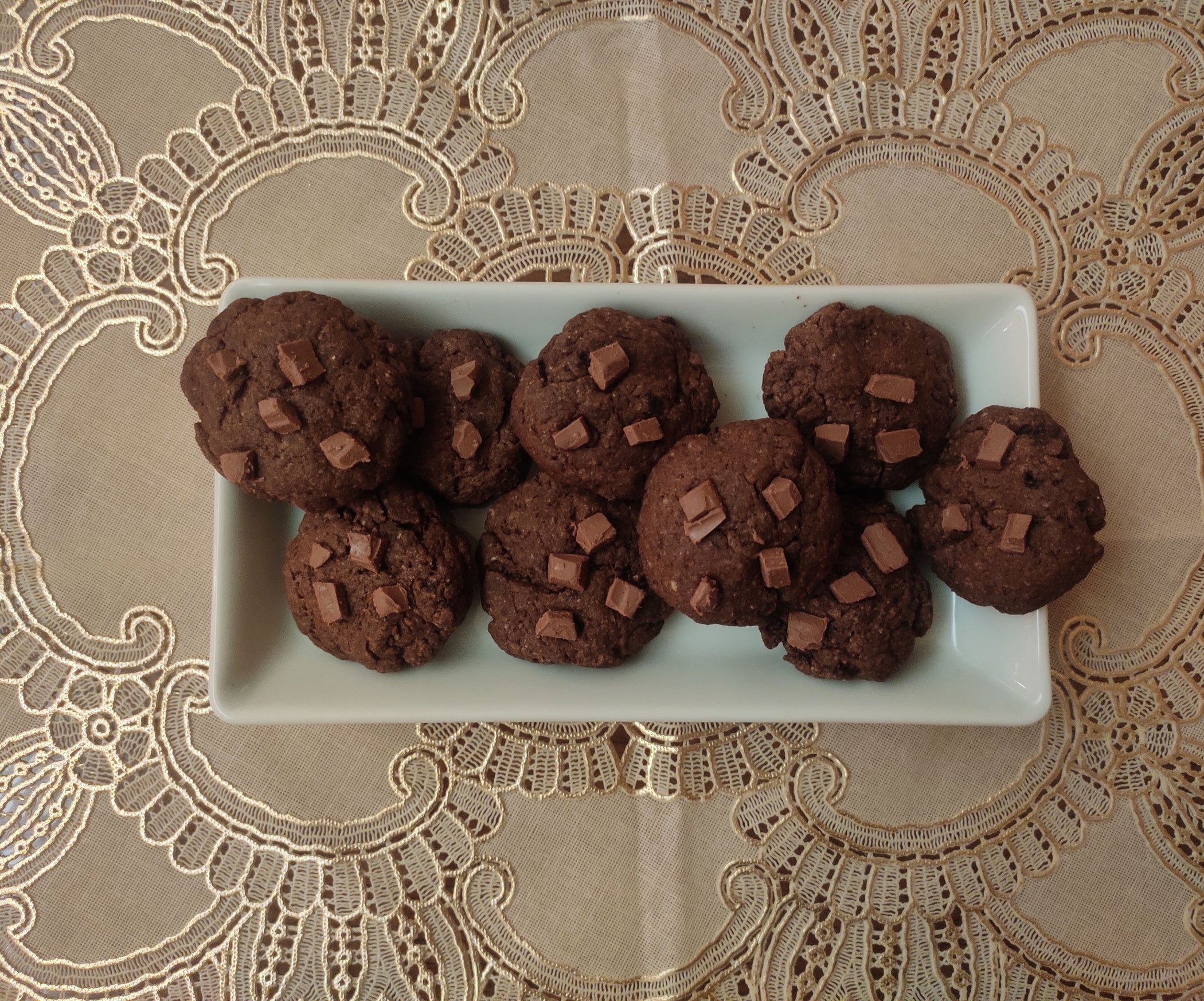 Whole Wheat Jaggery Chocolate Cookies : 7 Steps (with Pictures ...
