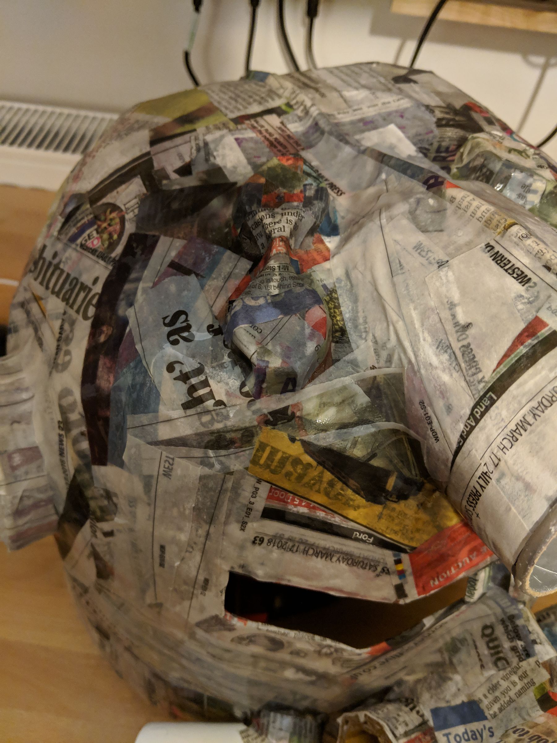 Recycled Power Armour Helmet : 19 Steps - Instructables