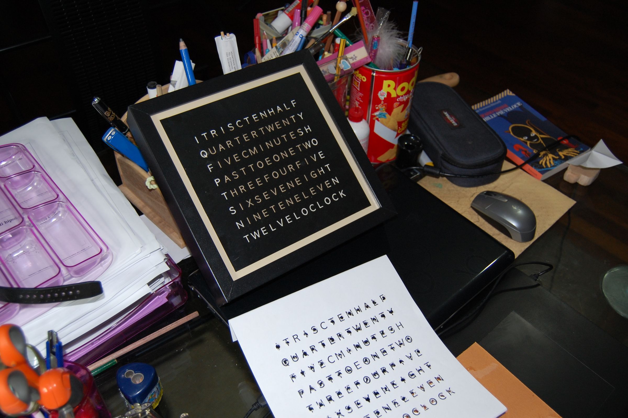 My Arduino WordClock : 15 Steps (with Pictures) - Instructables