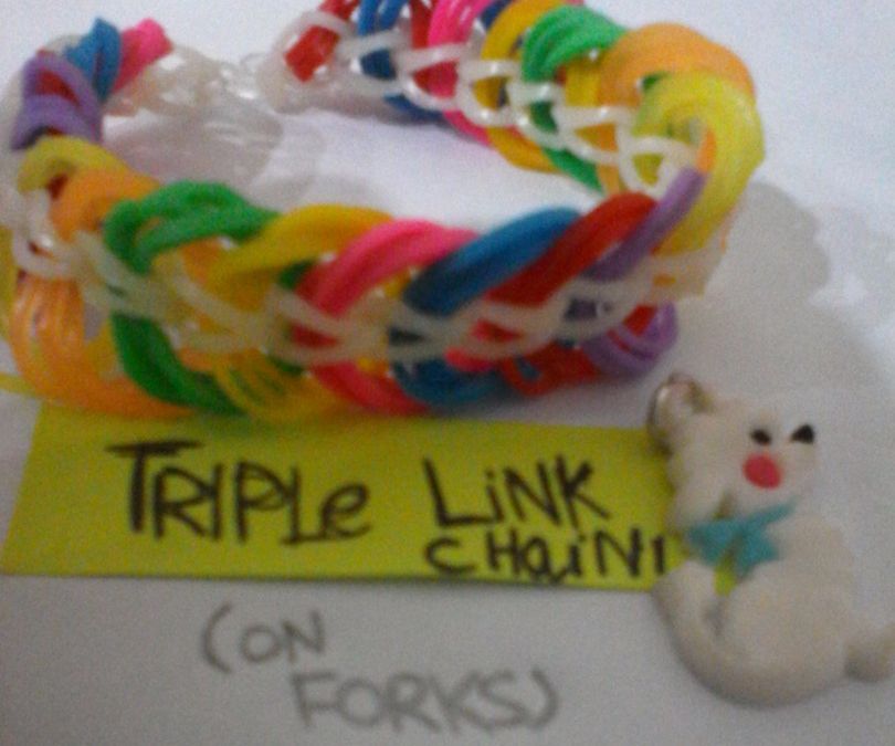 Rainbow Loom: Triple Link Chain : 7 Steps - Instructables