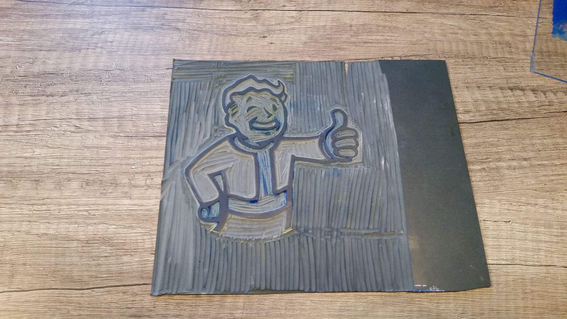 Fallout Linocut Reduction Print : 3 Steps (with Pictures) - Instructables