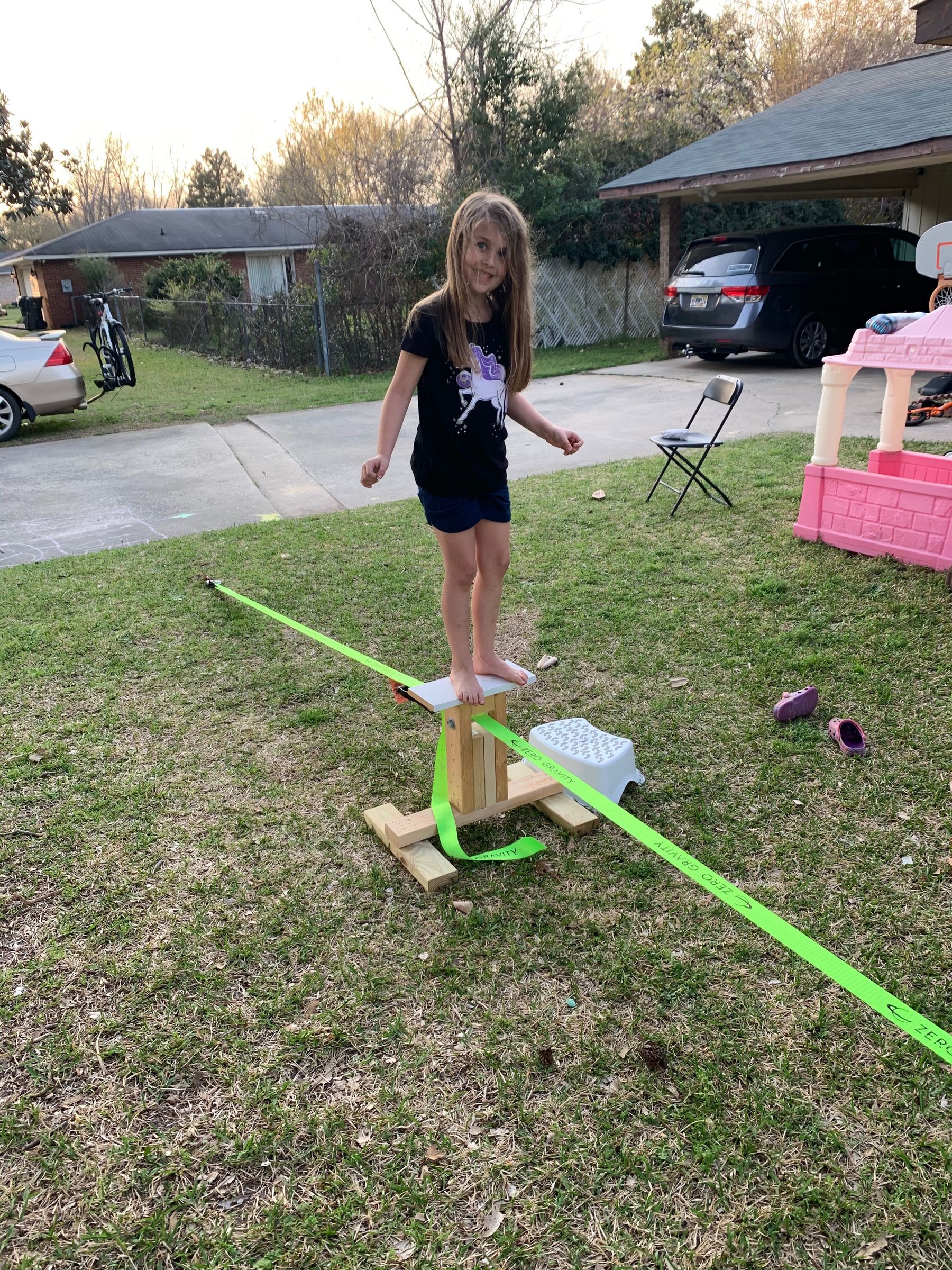 Slackline Without Trees for Kids : 3 Steps - Instructables