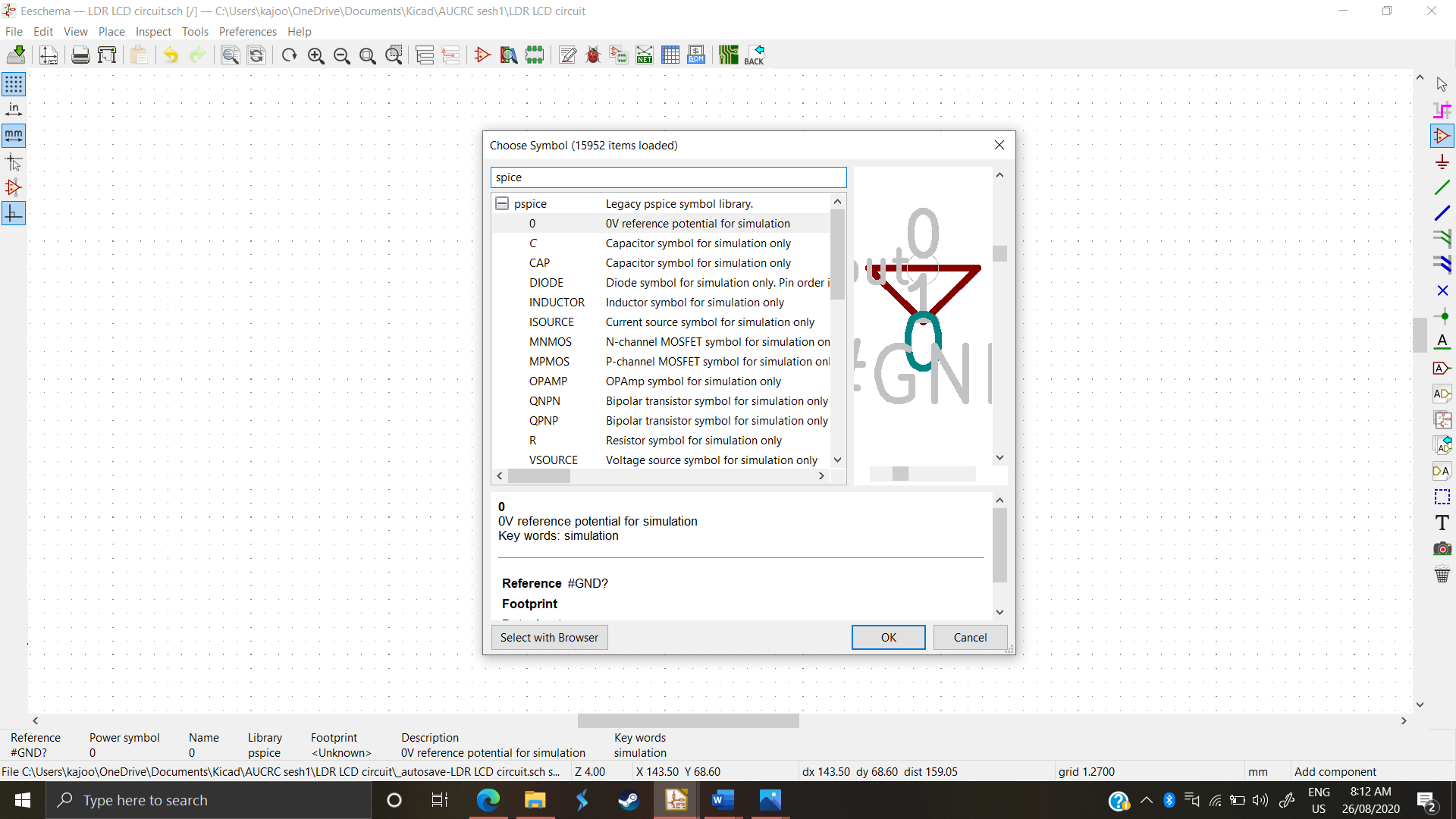 Simulating a KiCad Circuit : 7 Steps - Instructables