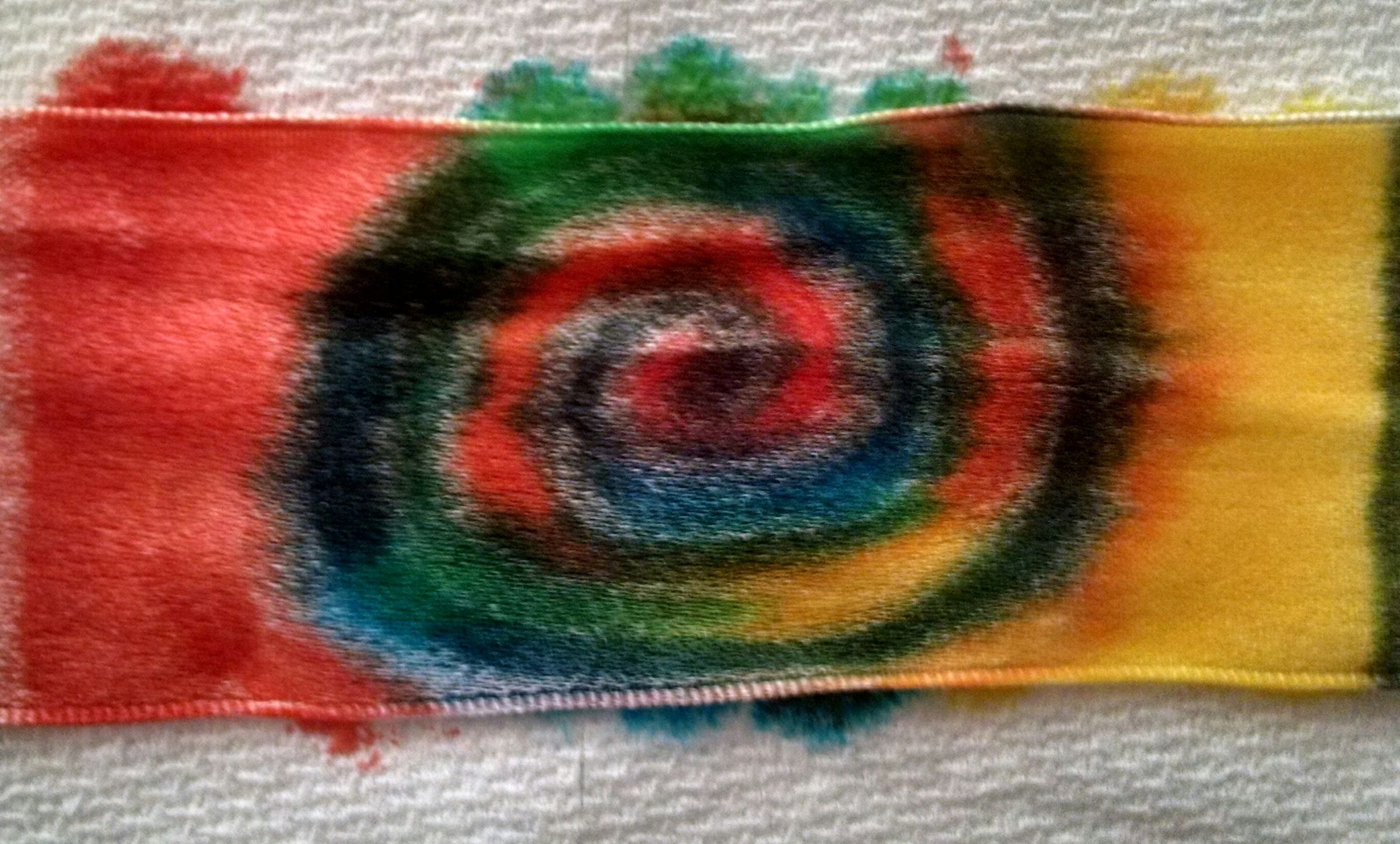 Rainbow Hand Painted Silk Ribbon : 6 Steps - Instructables