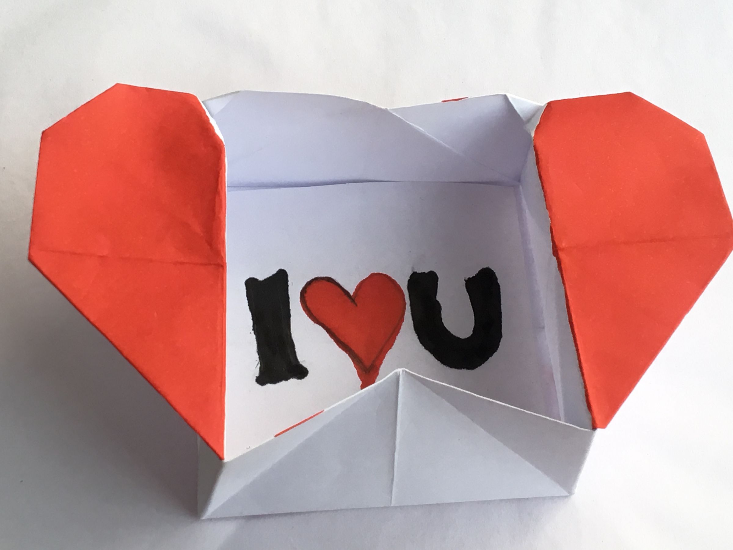 Diy Origami Heart Box Envelope With Secret Message How To Make An Easy