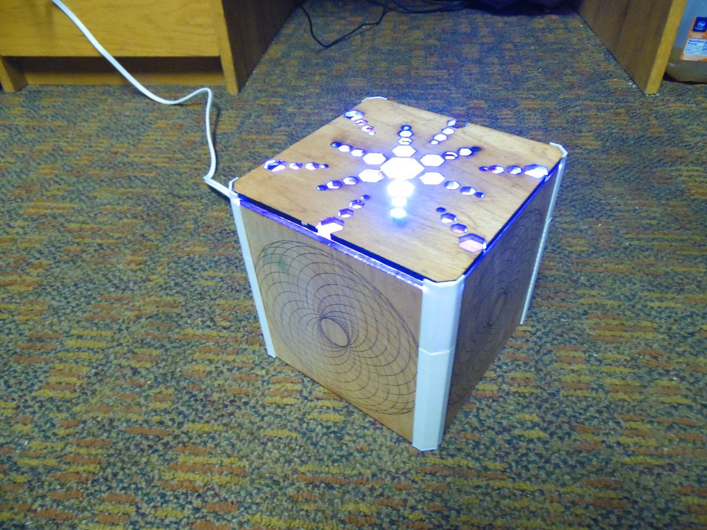 Customizable 3D Printed Laser Cut Lamp : 4 Steps (with Pictures ...