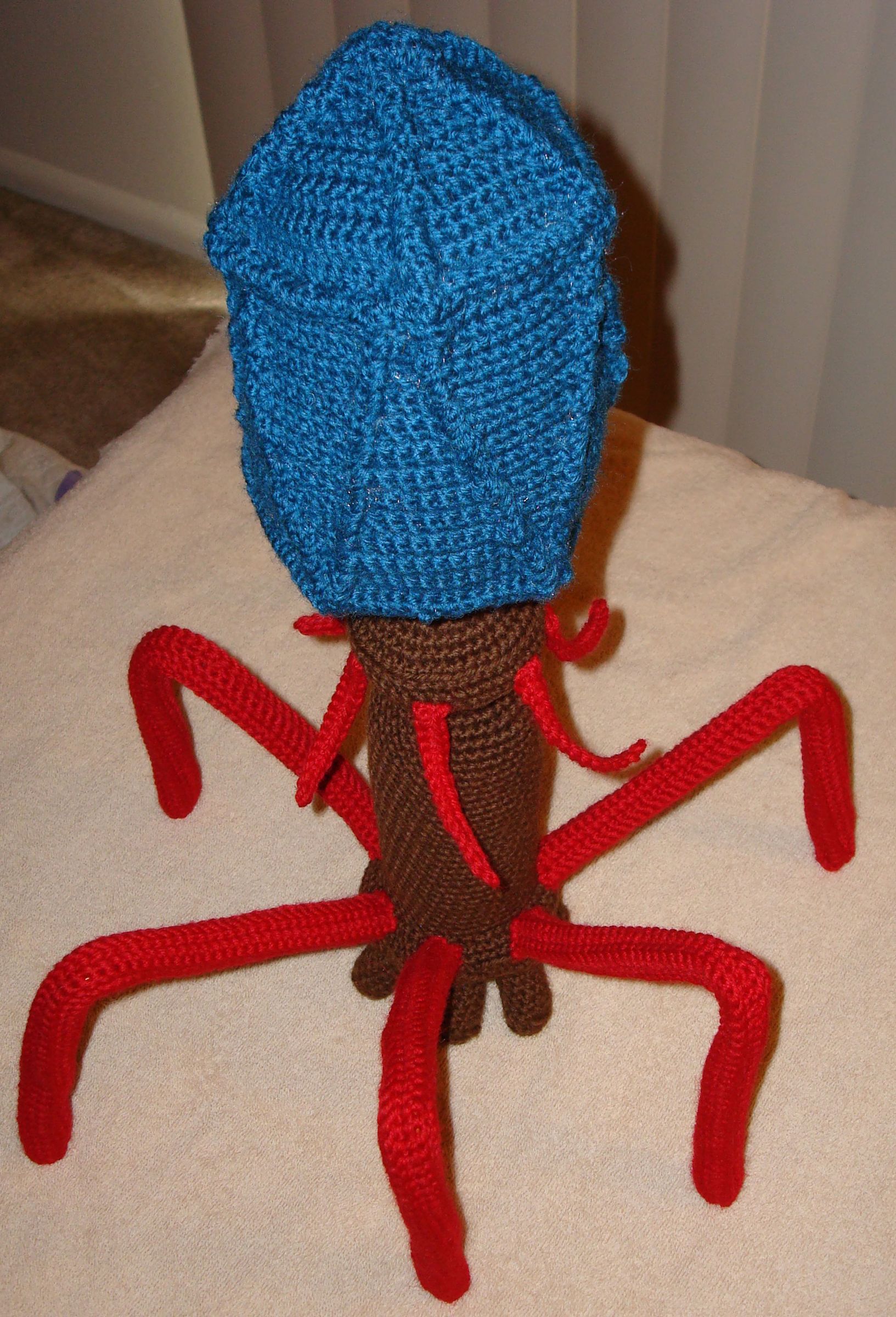 How to Crochet a Bacteriophage Virus : 7 Steps (with Pictures ...