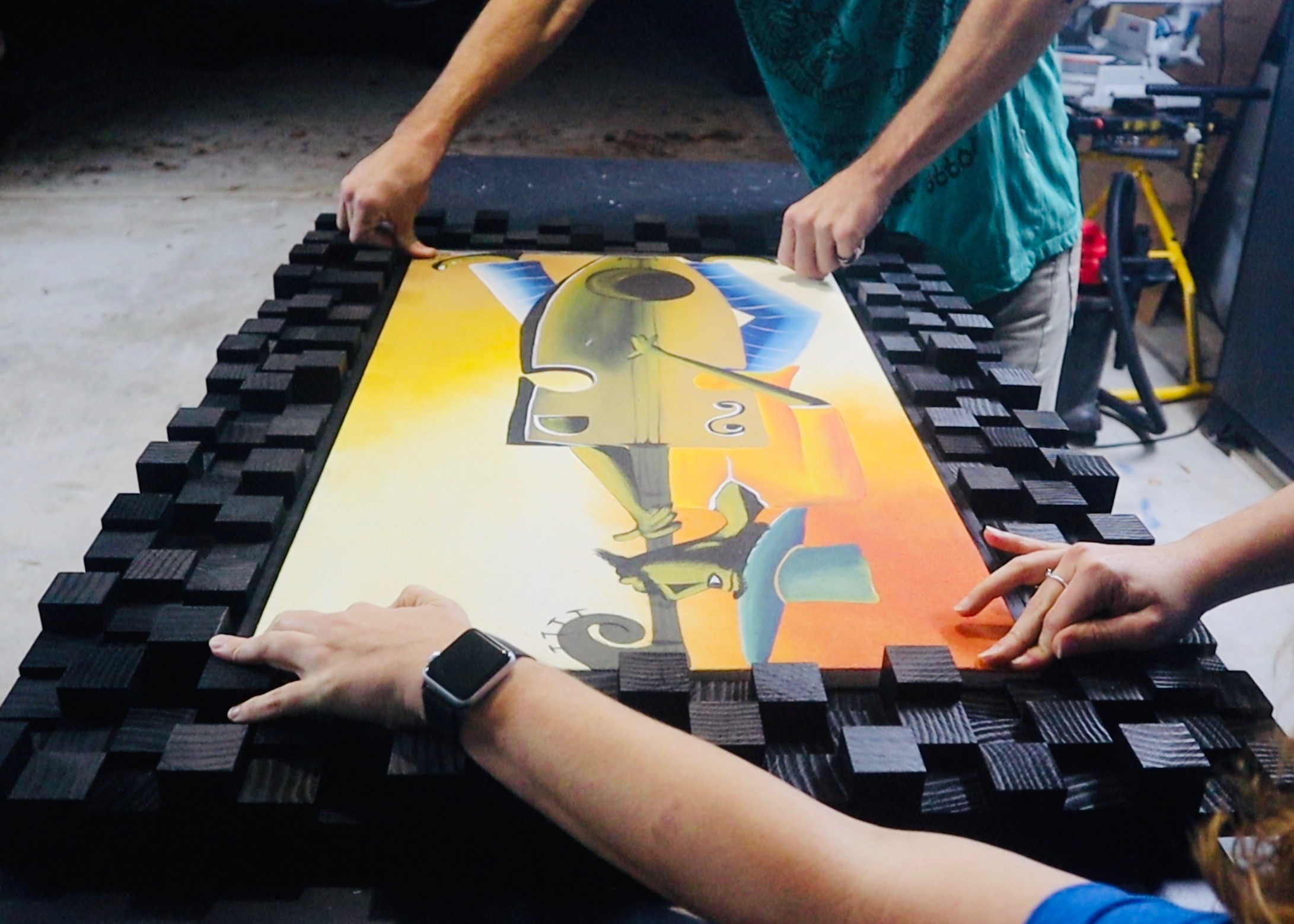 Coolest Way to Frame Canvas Art: the Soundboard Frame! : 8 Steps (with ...