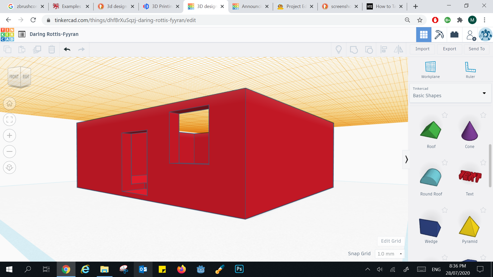 Basic Tinkercad House : 5 Steps - Instructables