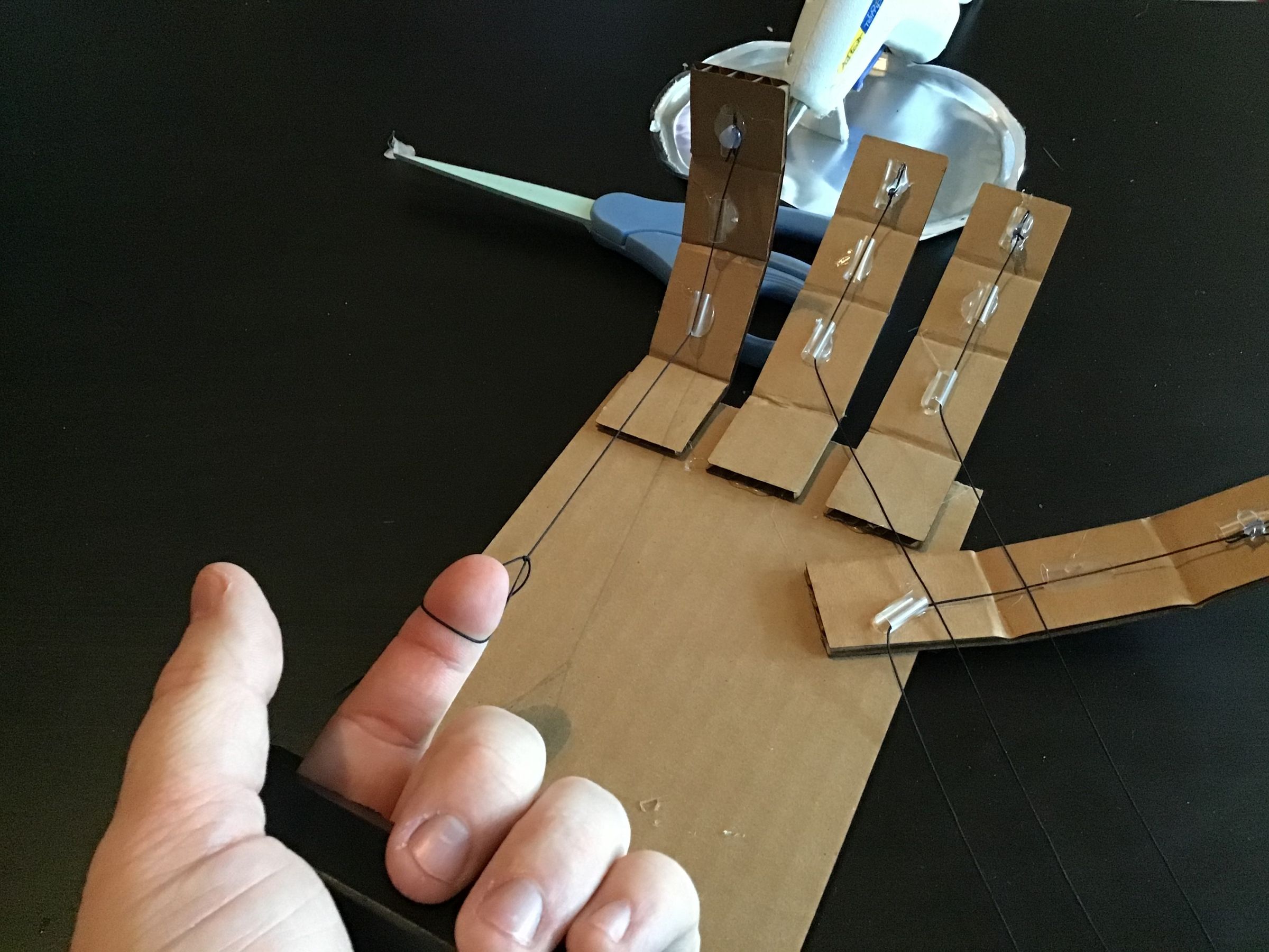 Mechanical Cardboard Hand : 6 Steps (with Pictures) - Instructables