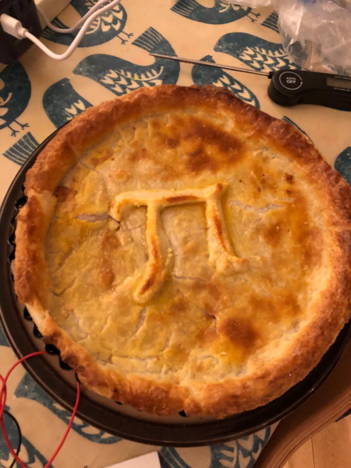 Generating Digits of Pi on a Raspberry Pi, Powered by a Pi Decorated ...