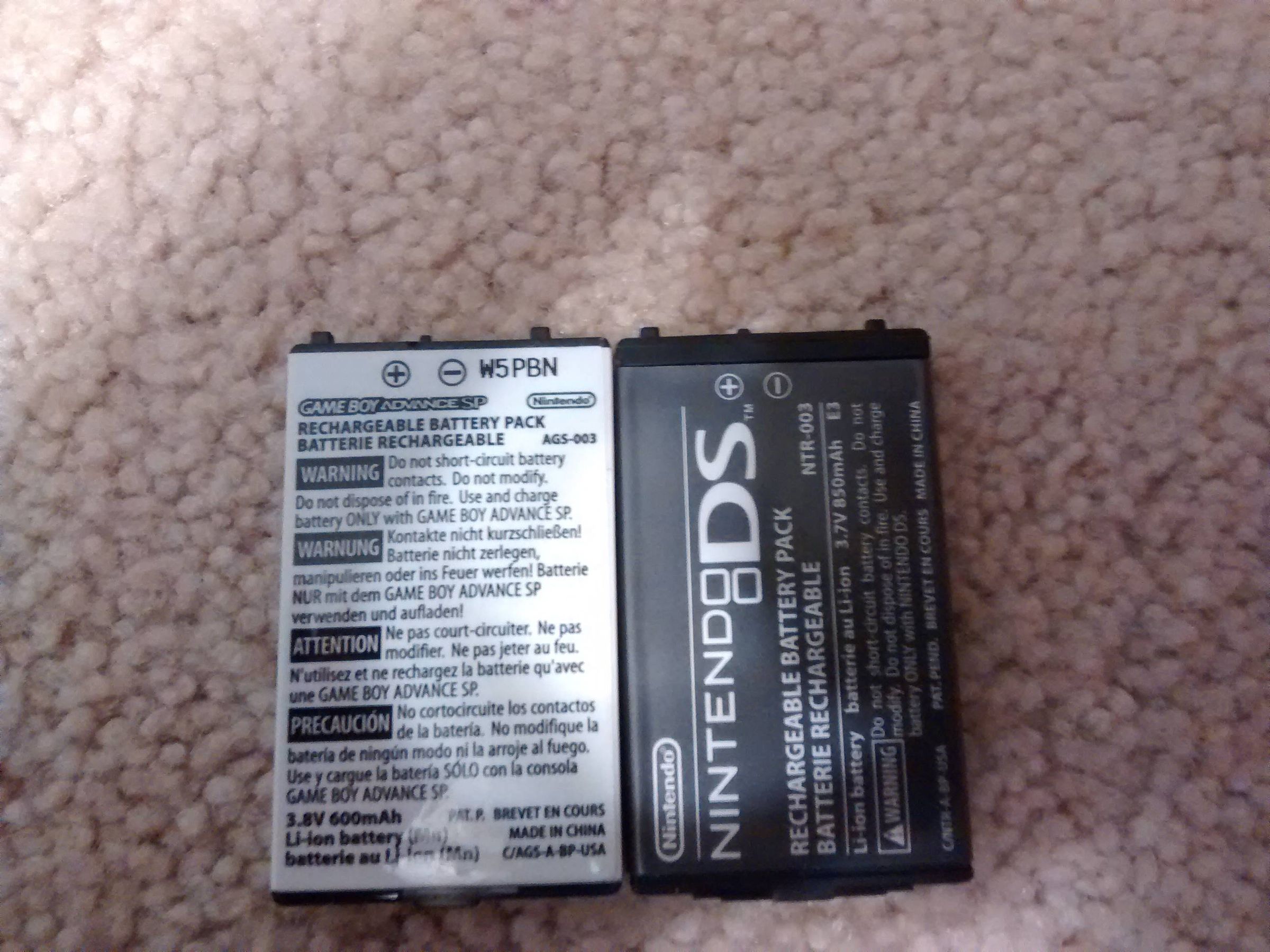 Use a GBA SP Battery in a DS (Phat) - Instructables
