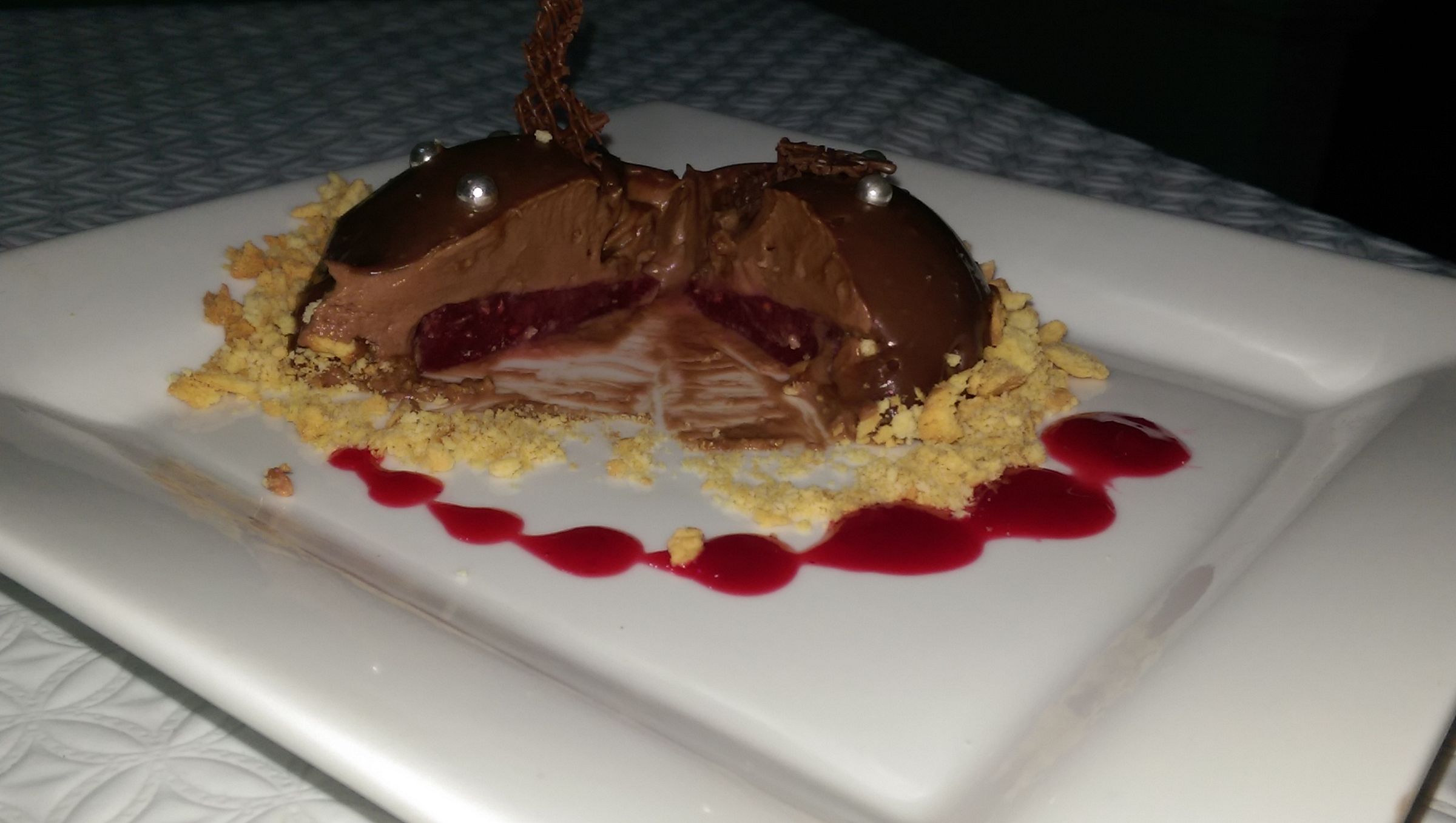 Chocolate Raspberry Dome : 6 Steps - Instructables