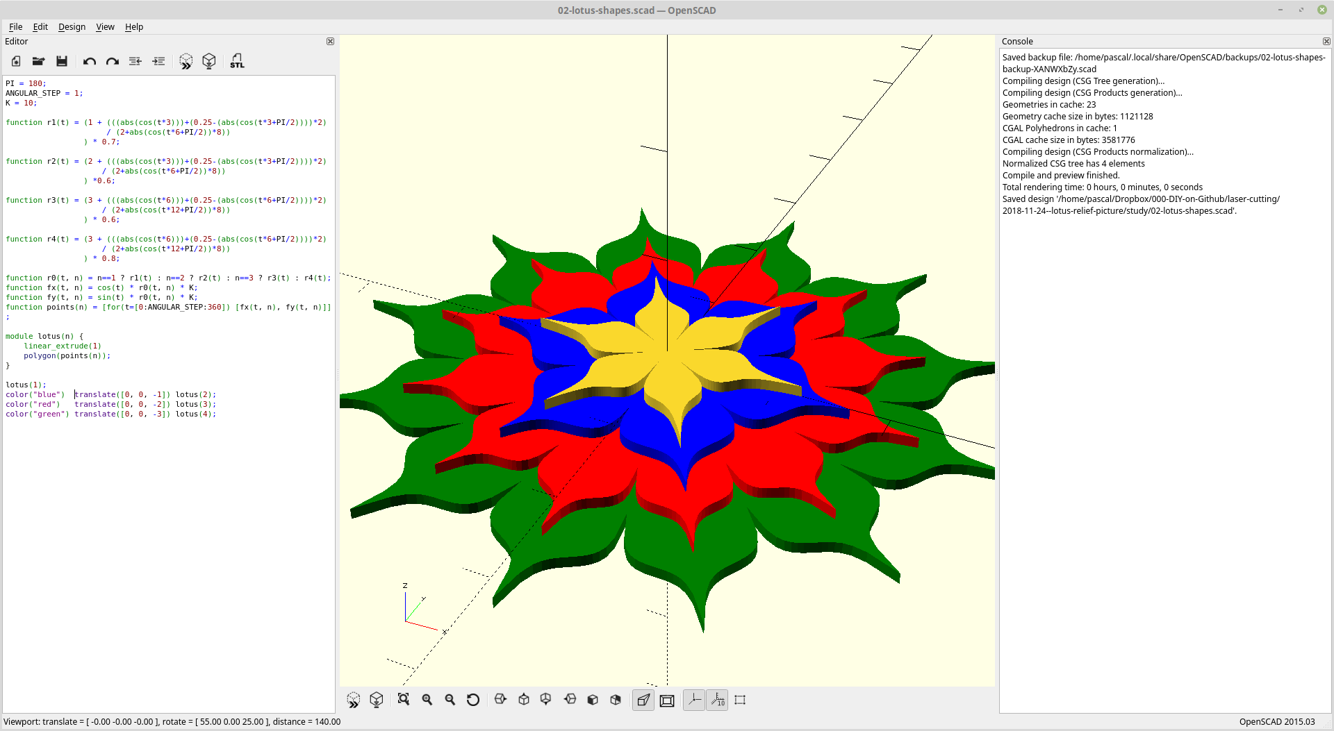 Laser Cut 3D Math Lotus Drawing : 12 Steps (with Pictures) - Instructables