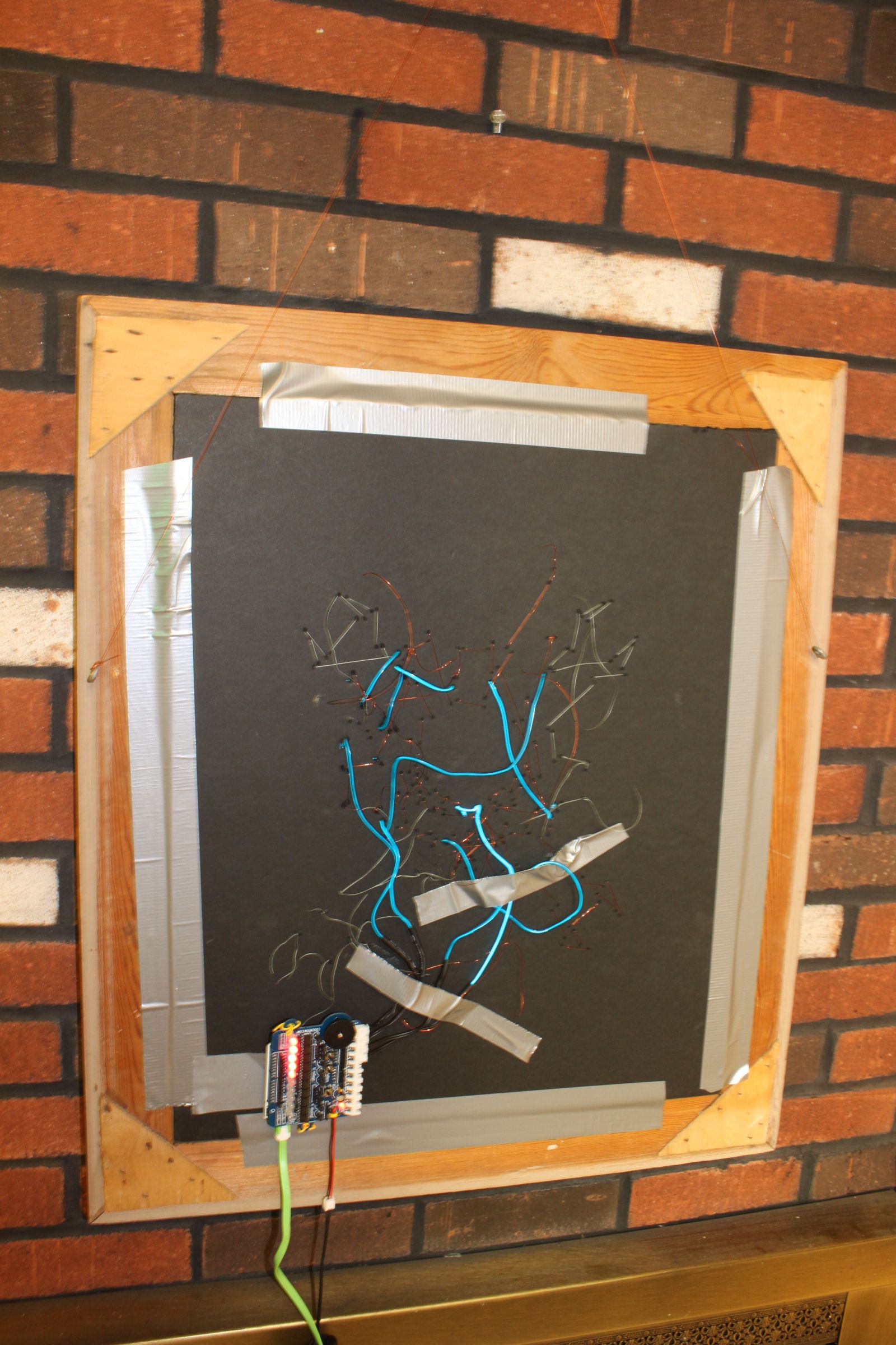 Easy Programmable EL-Wire Wall Art Project With Cool-Neon : 3 Steps ...