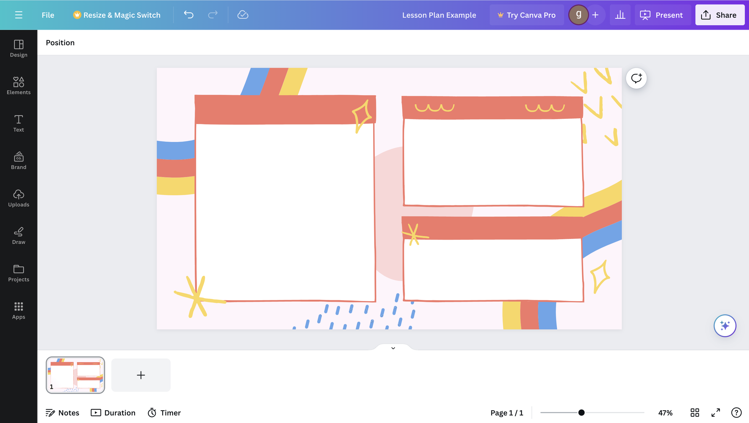 Fun, Cute, and Easy Lesson Plan With Canva! : 10 Steps - Instructables