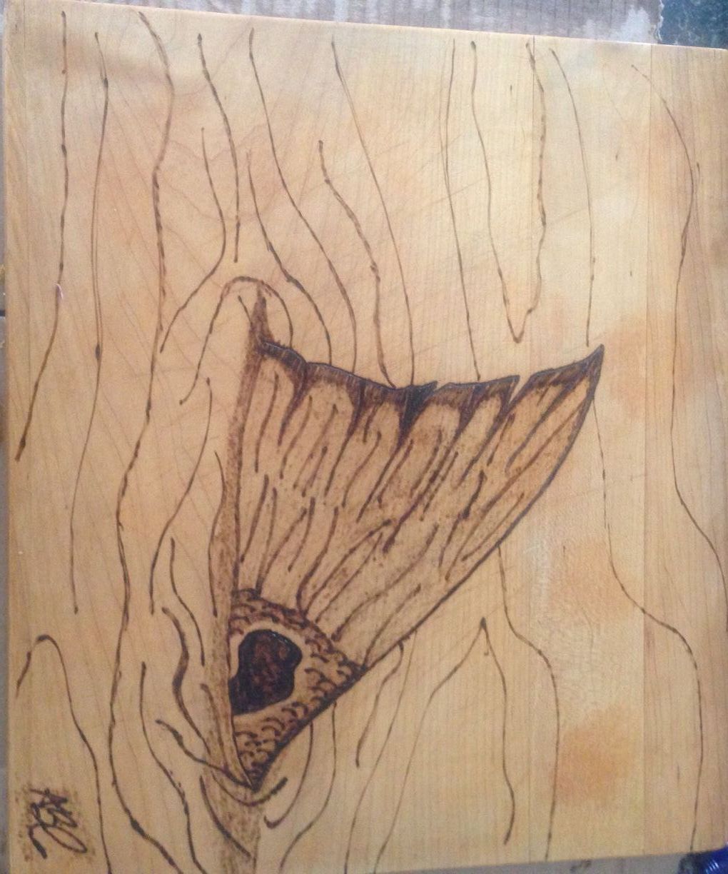 Wood Burning Fish