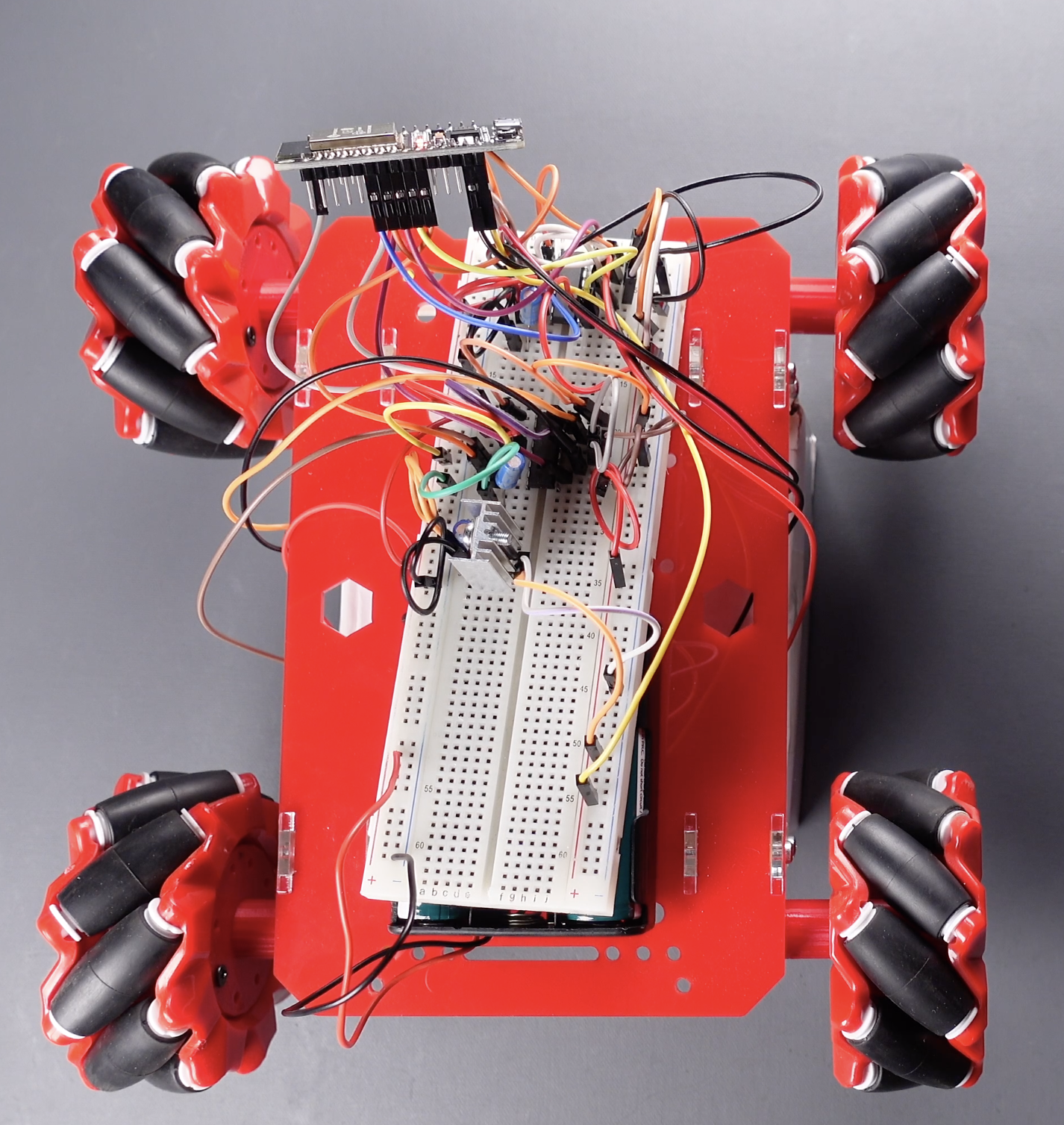 ESP32 Mecanum Wheels Robot and Bluetooth Gamepad Controller : 7 Steps ...