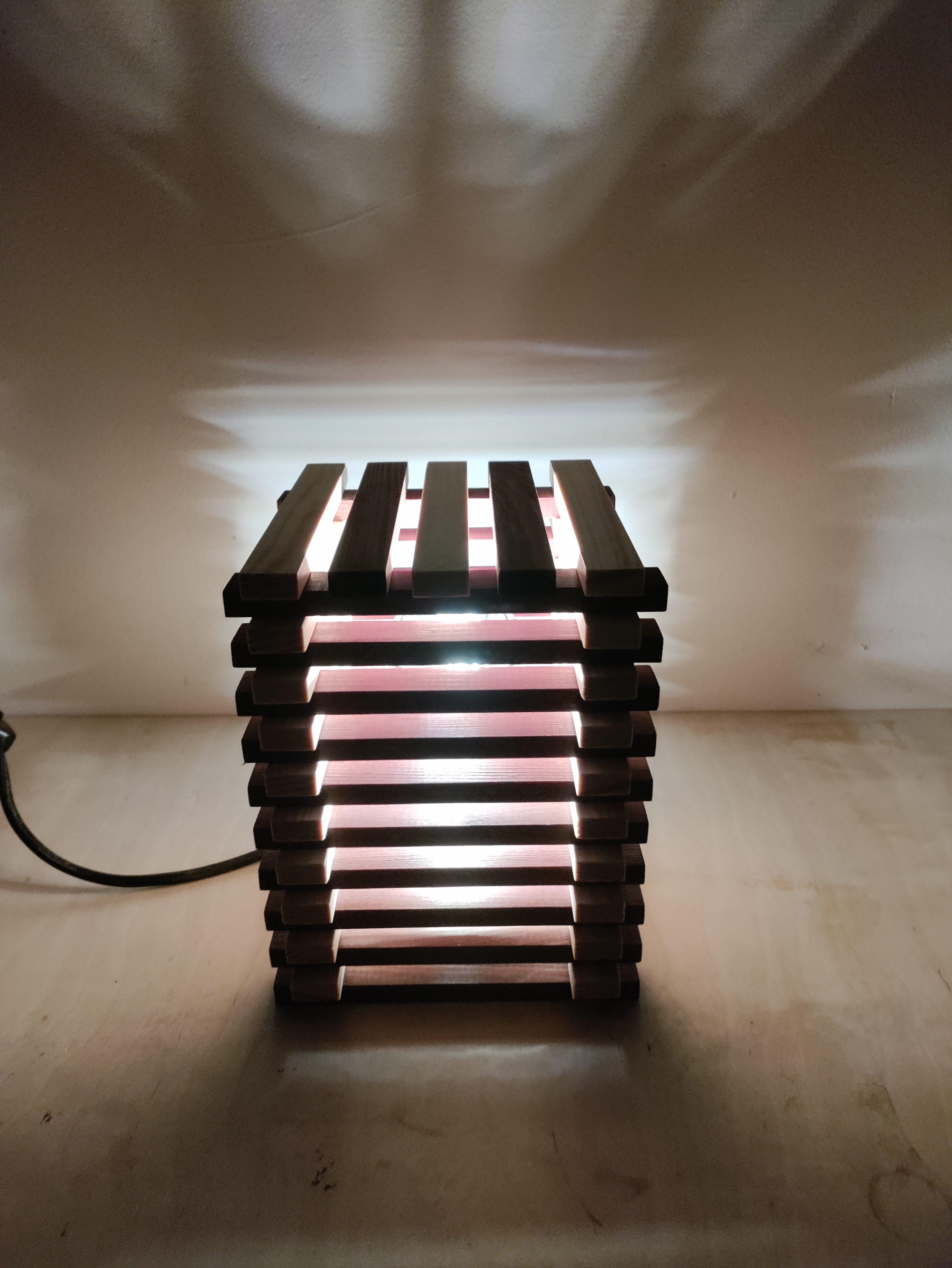 Wooden Sticks Lamp : 4 Steps (with Pictures) - Instructables