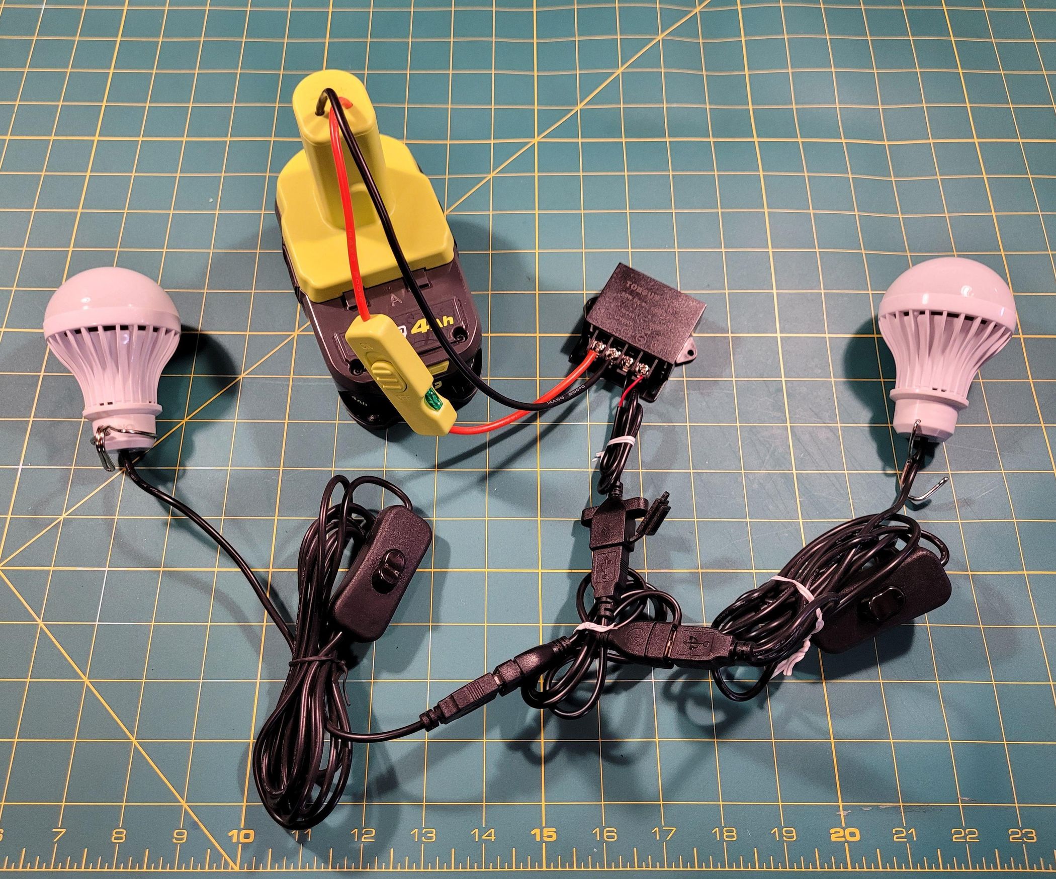 Get USB 5v Out of Your Ryobi 18v Batteries – Great for Powering Your ...