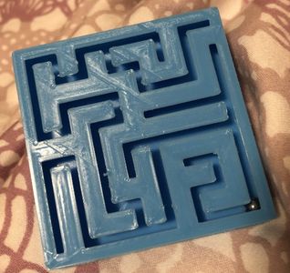 3D Printed Maze With Captive Ball Bearing : 6 Steps - Instructables