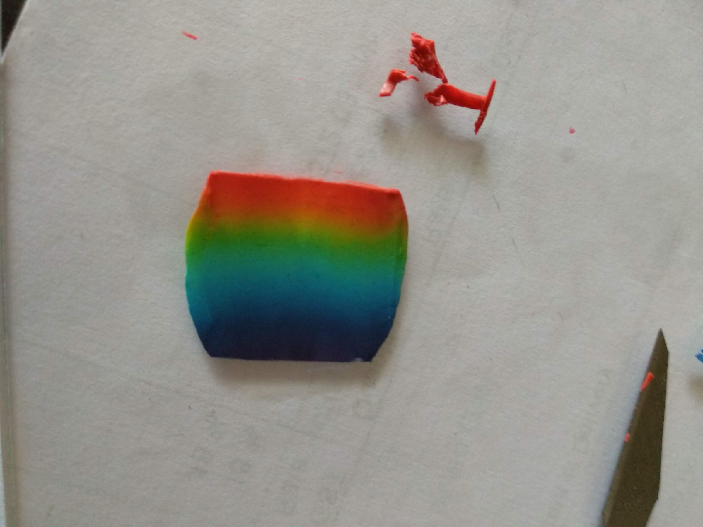 Polymer Clay Rainbow Gradient! : 4 Steps (with Pictures) - Instructables