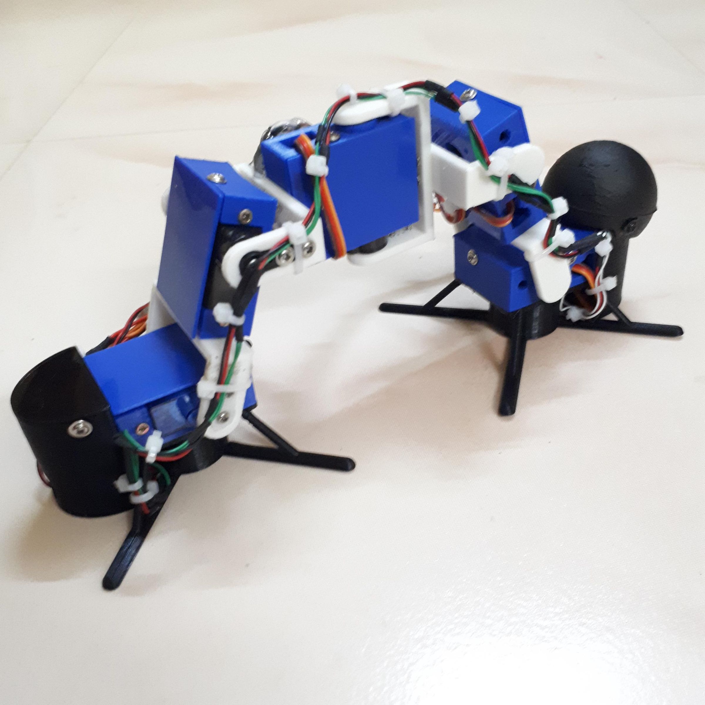 Inchworm Robot - Modular, Move Allsides With BT App : 22 Steps (with ...