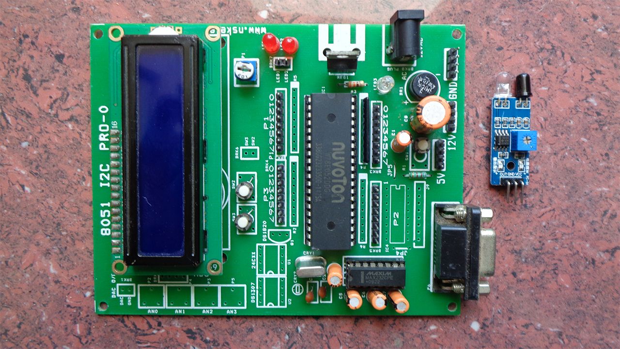 Visitor Counter Using 8051 and IR Sensor With LCD : 3 Steps - Instructables