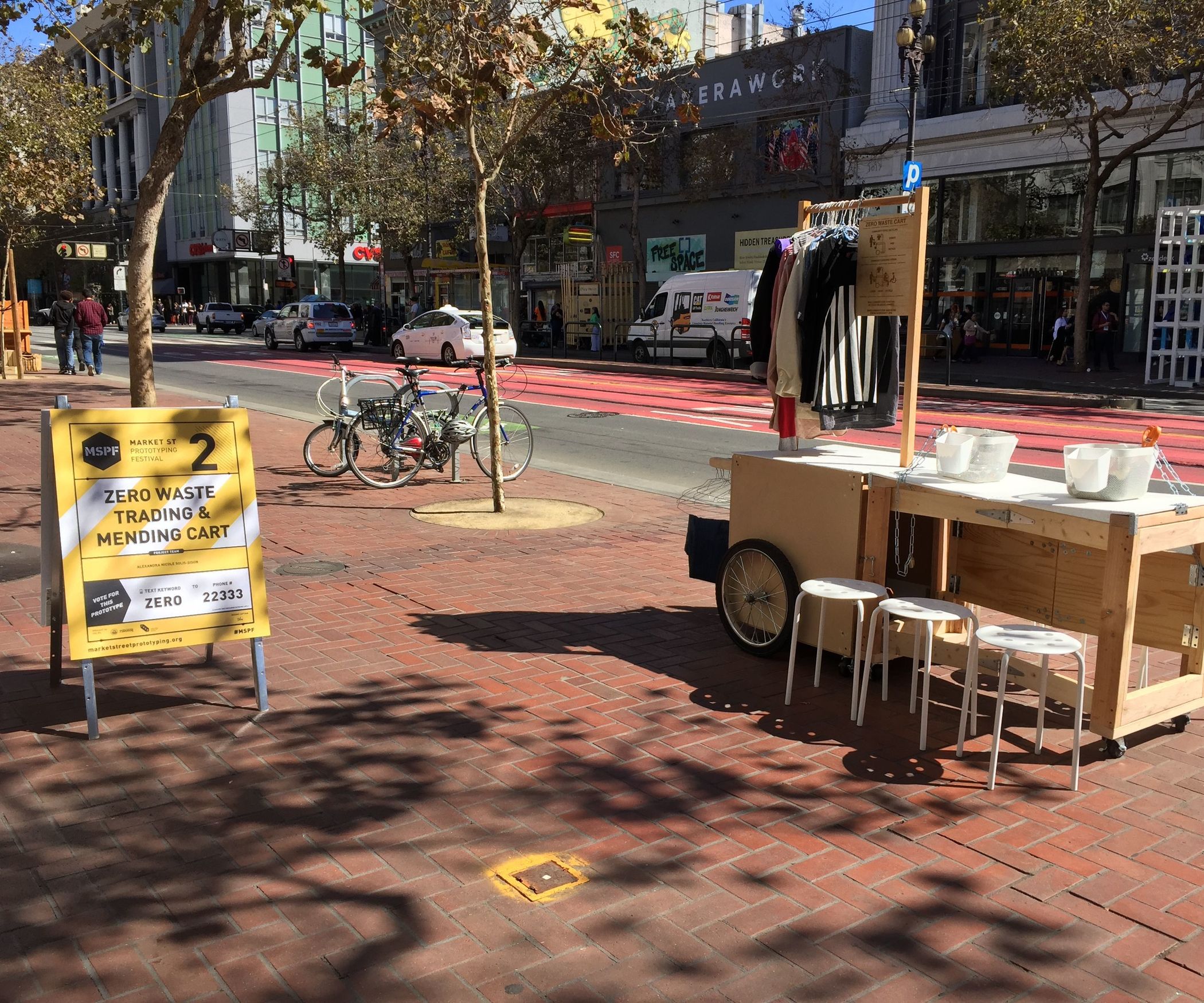 Zero Waste Cart: Community Recycling Stand MSPF : 5 Steps (with ...