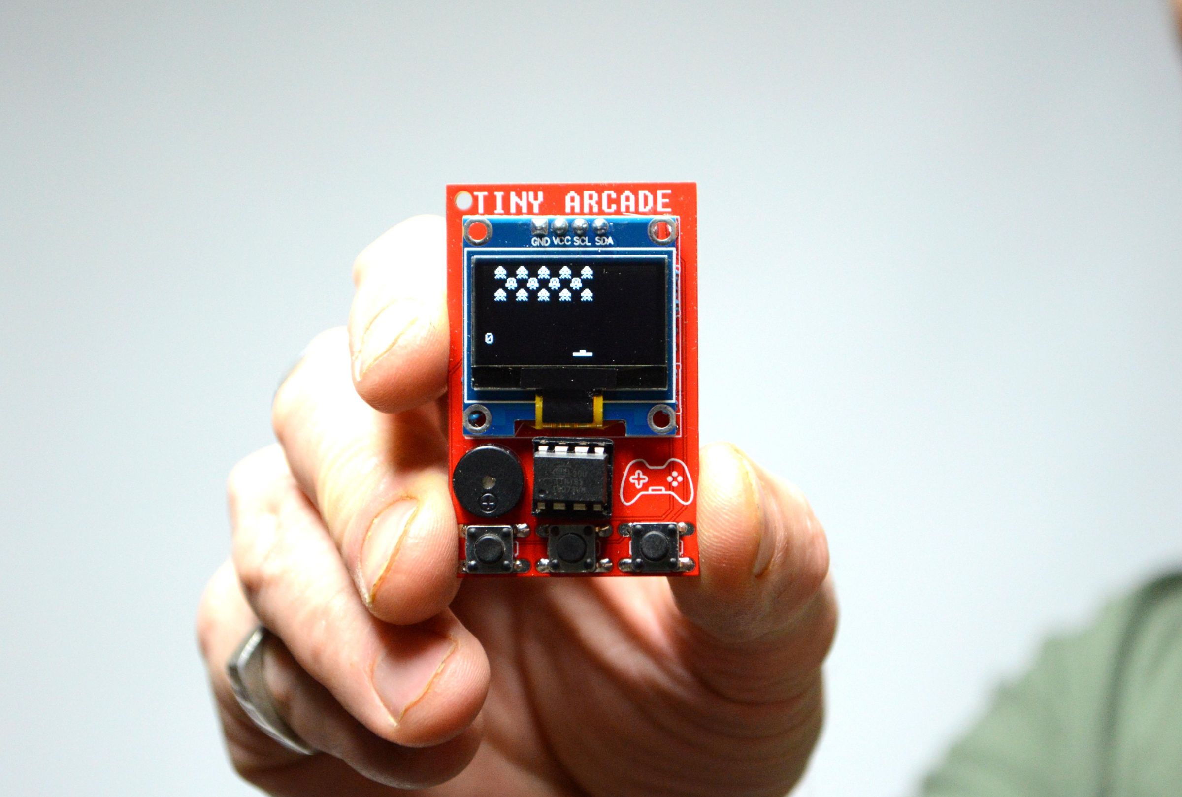 Tiny Arcade Game - Attiny85 Build : 7 Steps (with Pictures) - Instructables