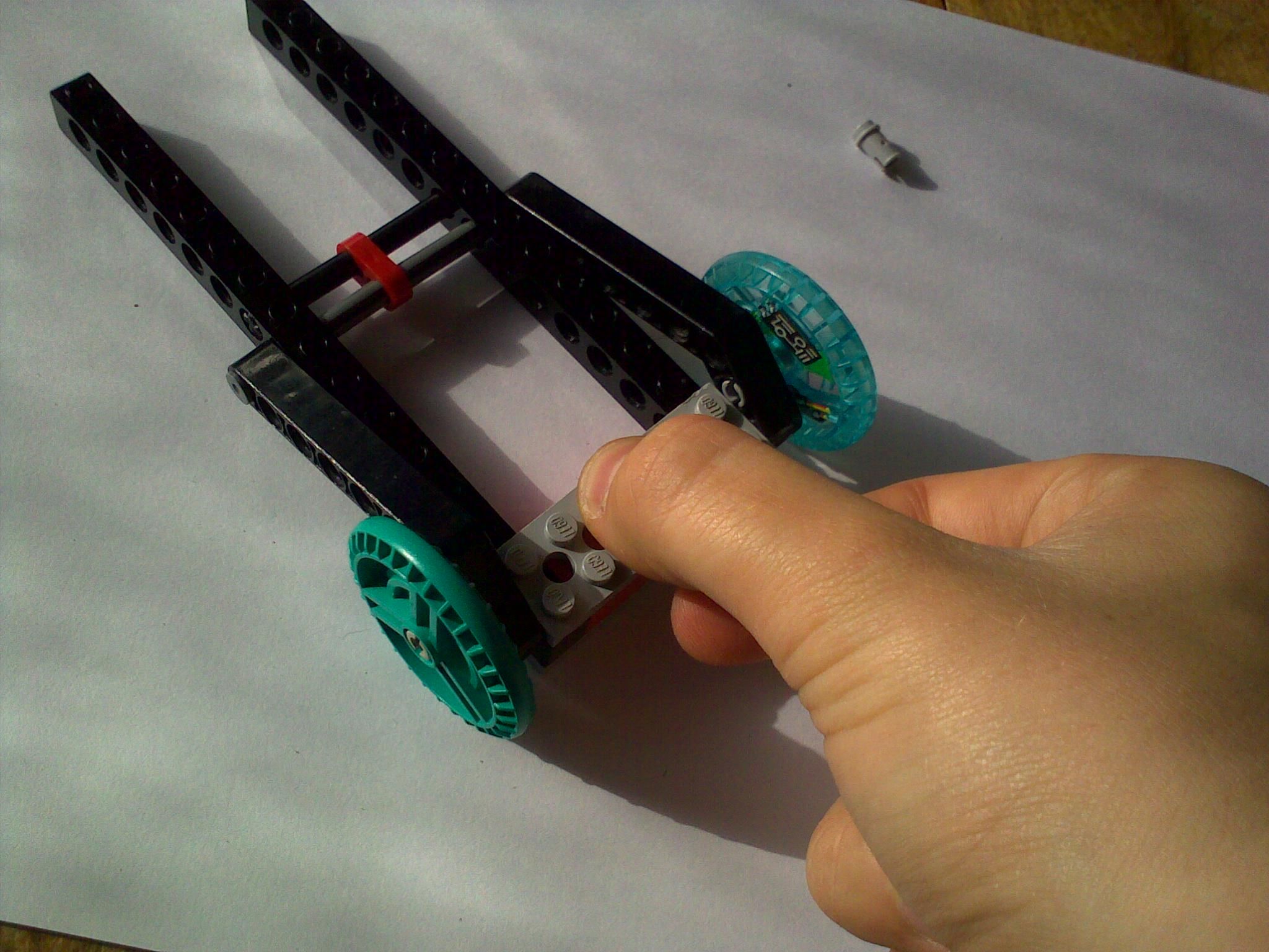 How to Make Lego Trailing Arm Suspension WITHOUT SPRINGS!!!!!! : 7 ...