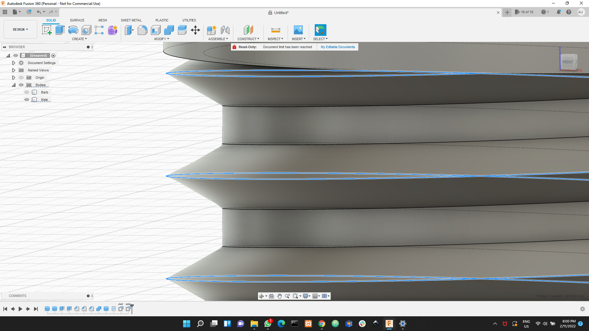 3D Printed Fittings for Silicone Tubing (Fusion 360) : 8 Steps (with ...