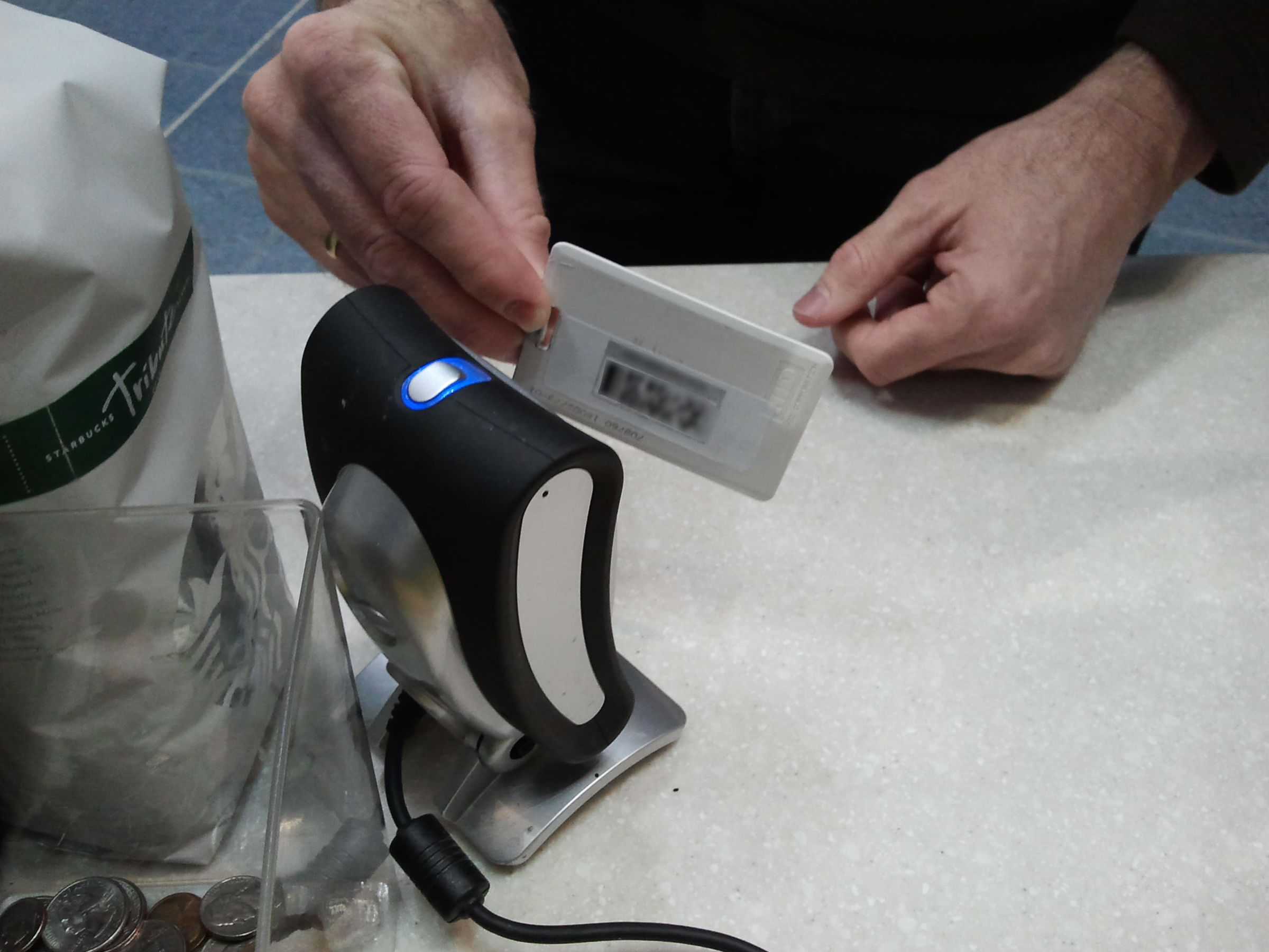 Attach a Starbucks Account Barcode to an ID Badge : 5 Steps (with ...