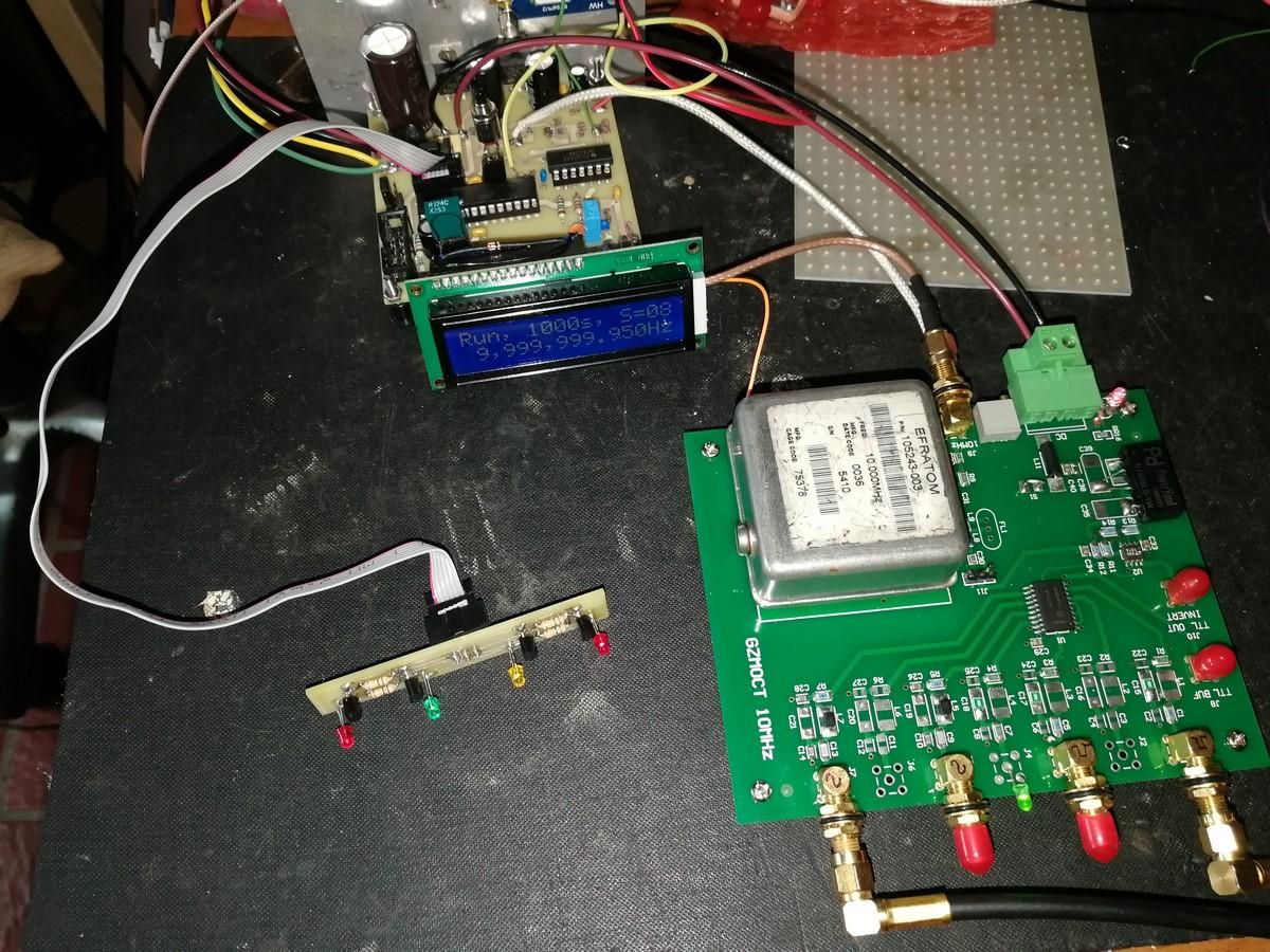 GPSDO YT 10 Mhz Lcd 2x16 With LED, UTC Time and GPS Localisation. : 26 ...