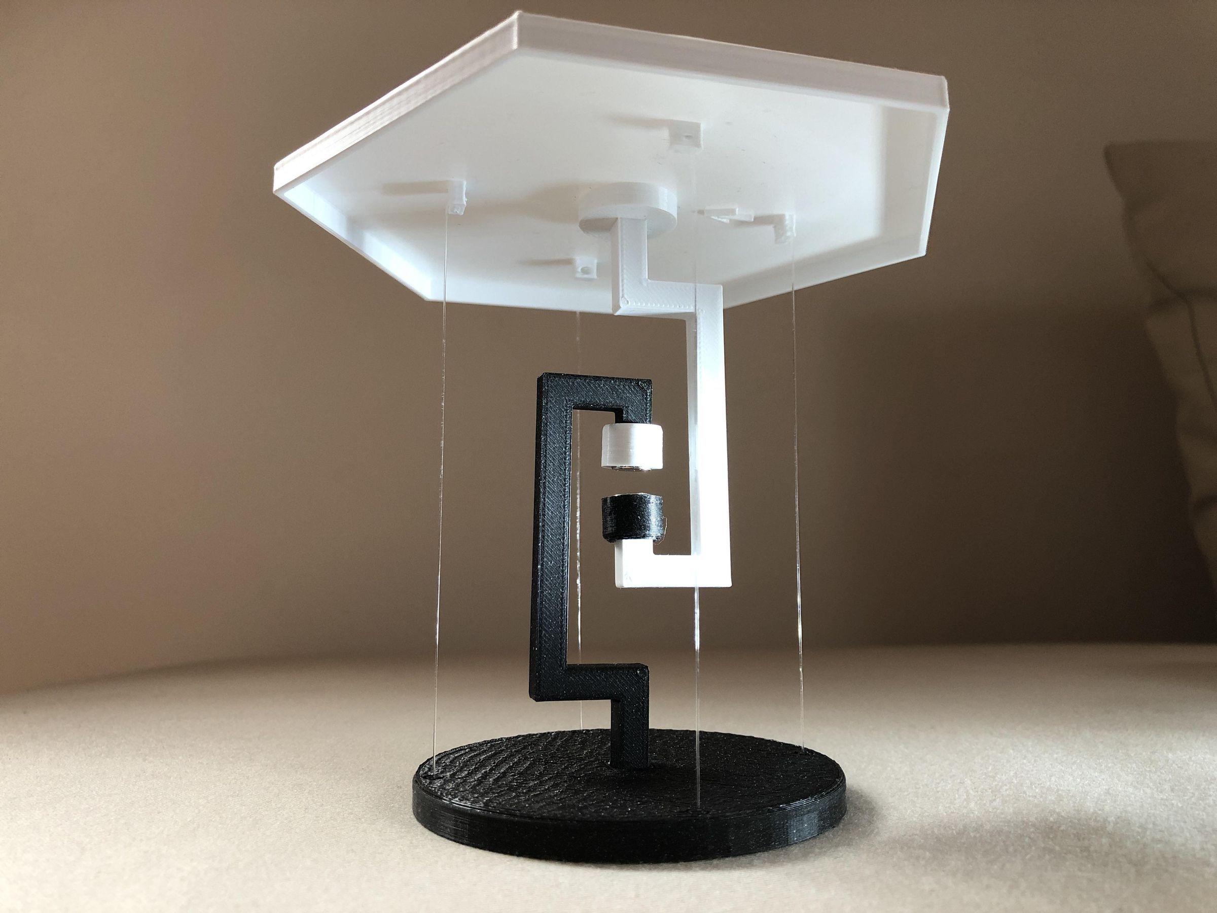 Floating Hexagon - Magnetic Tensegrity - 3D Printed : 7 Steps (with ...