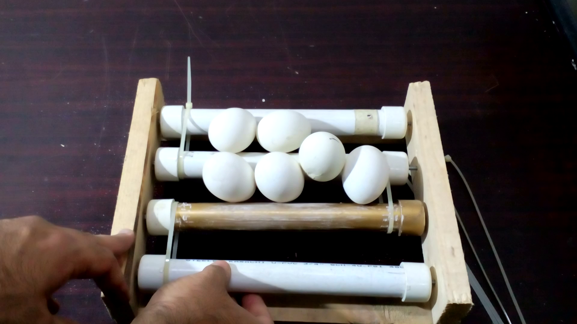 How to Make Automatic Rotating Egg Tray From PVC and Wood : 5 Steps ...