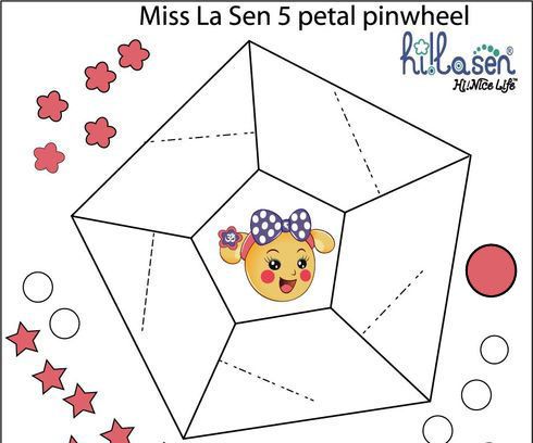 Miss La Sen 5 Petal Pinwheel : 7 Steps - Instructables