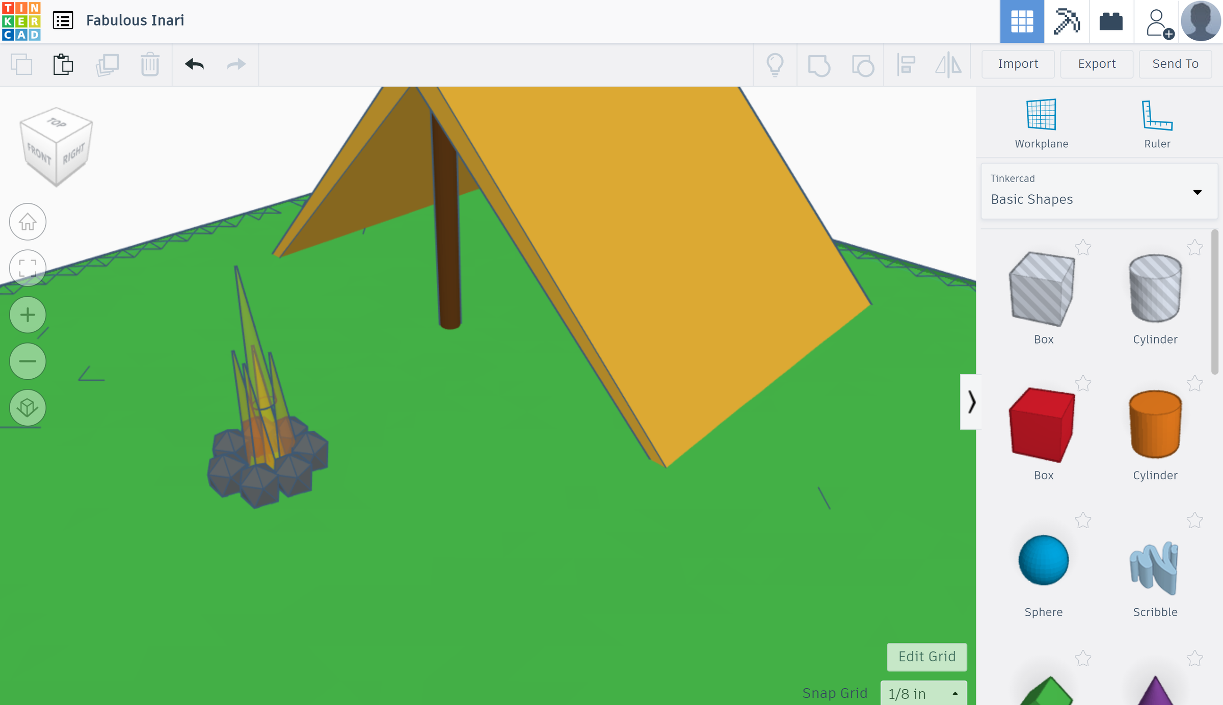 Tinkercad Camping Forest Contest (landscape) : 6 Steps - Instructables