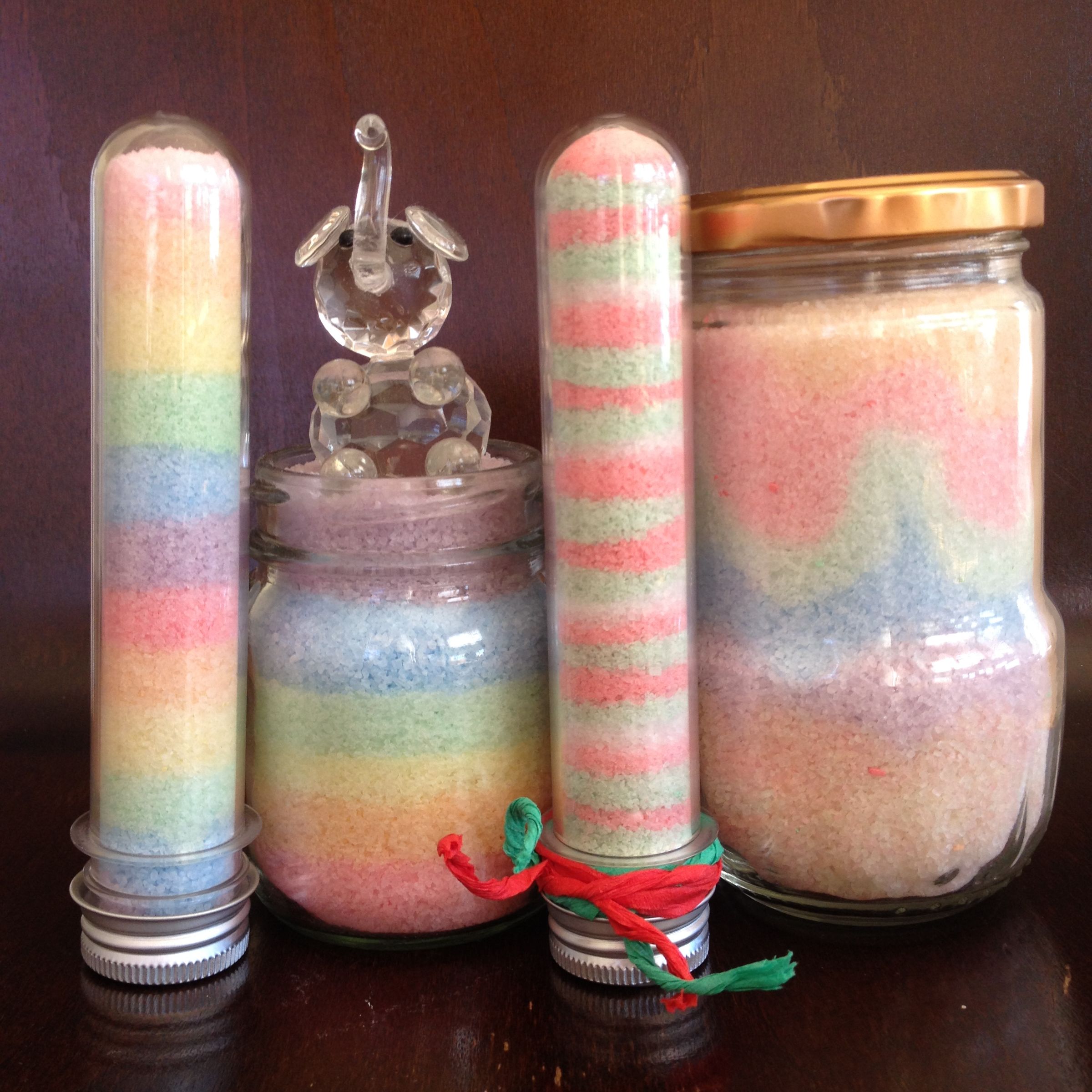 Colourful Salt Jars : 6 Steps (with Pictures) - Instructables